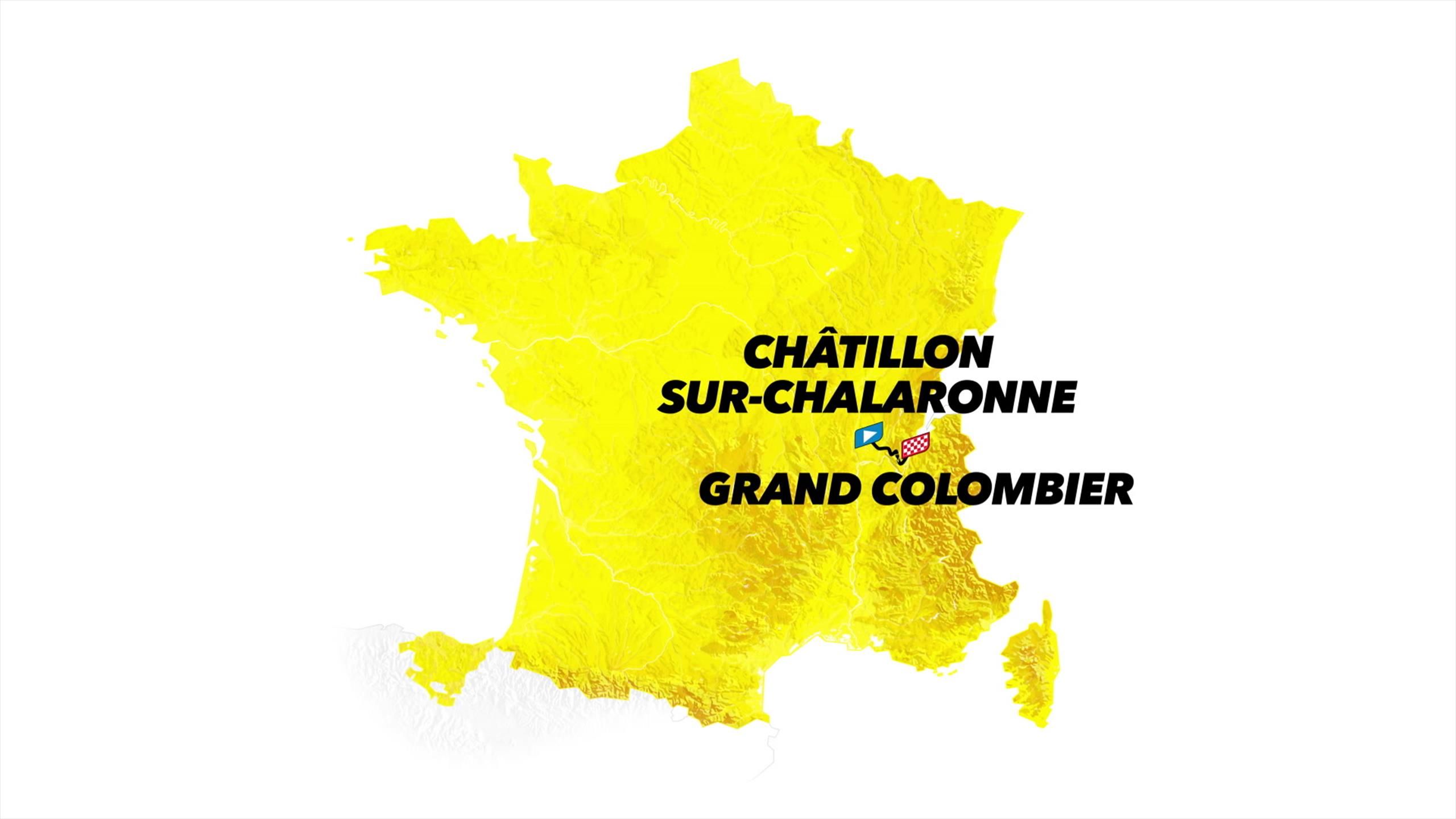 Tour de France 2023 Stage 13 profile and route map: Chatillon-sur ...