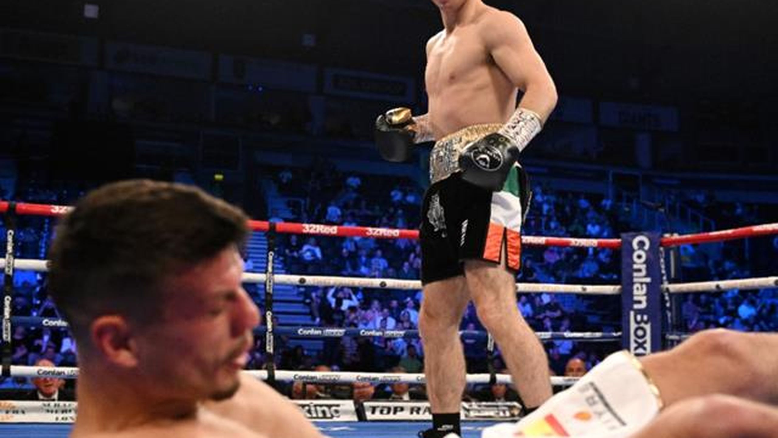 Pierce O'Leary unleashes on Alin Florin Ciorceri to retain title ...