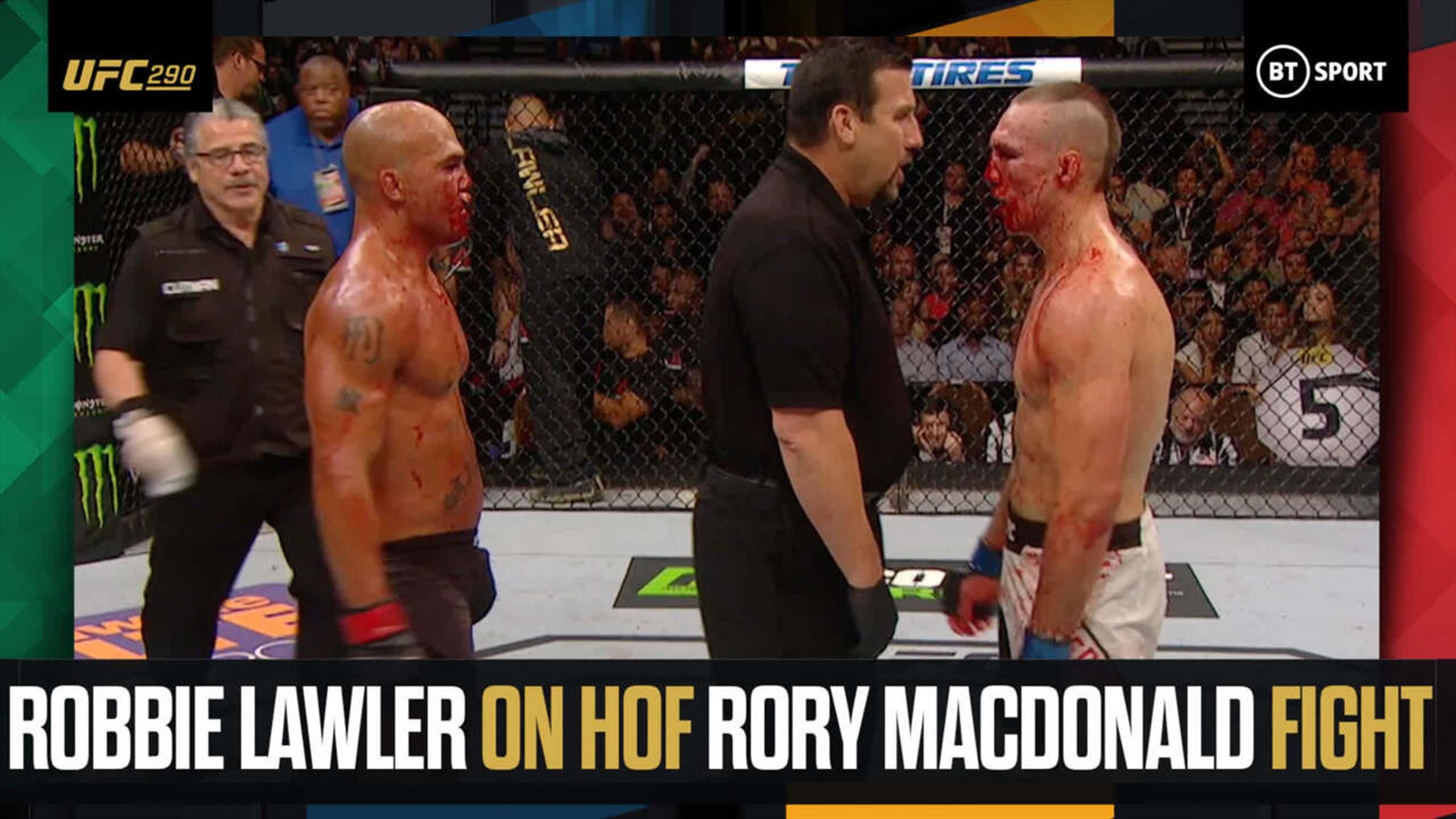 UFC: Robbie Lawler breakdown on Hall of Fame fight v Rory MacDonald ...