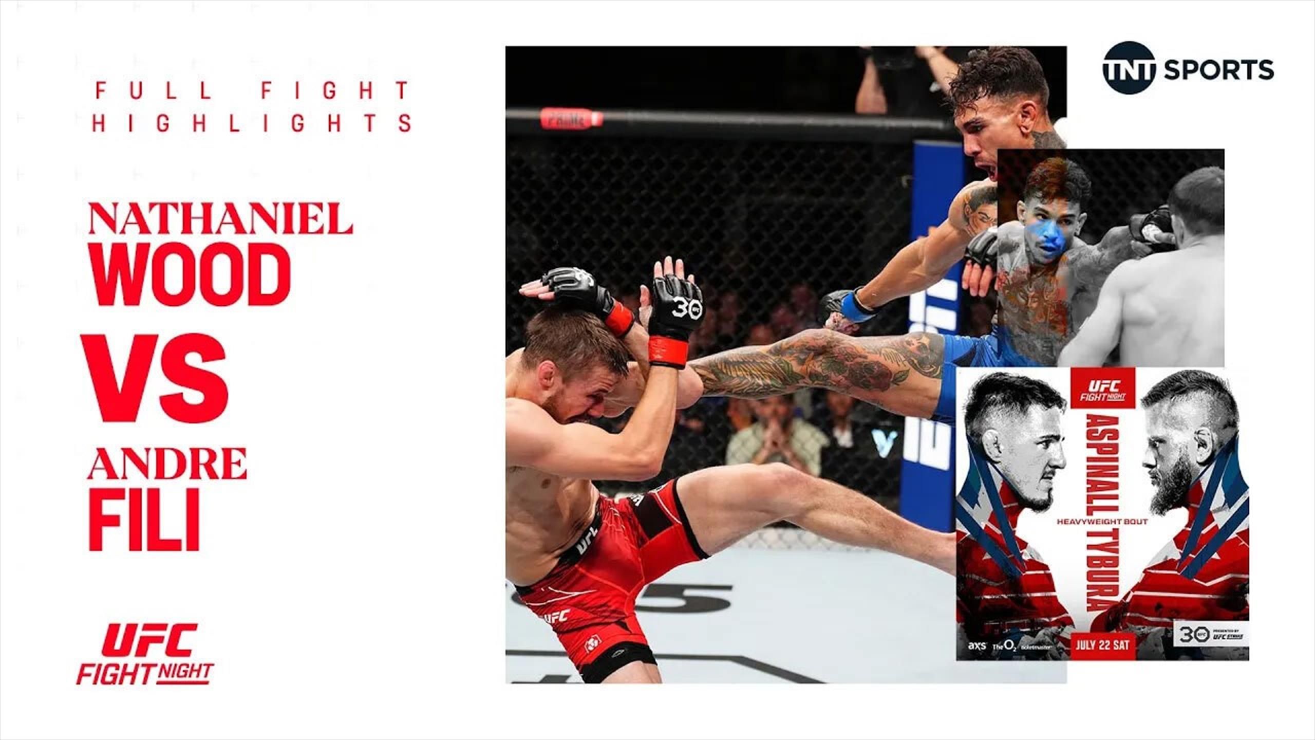 Watch highlights as Nathaniel Wood defeats Andre Fili at UFC London by ...