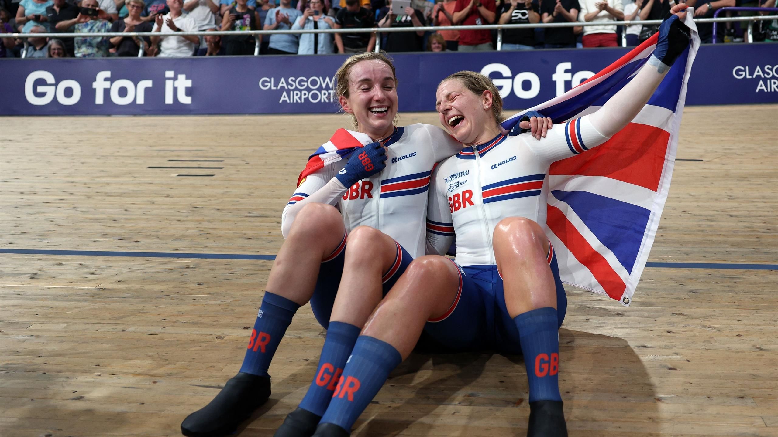Great Britain's Neah Evans and Elinor Barker take madison gold after ...