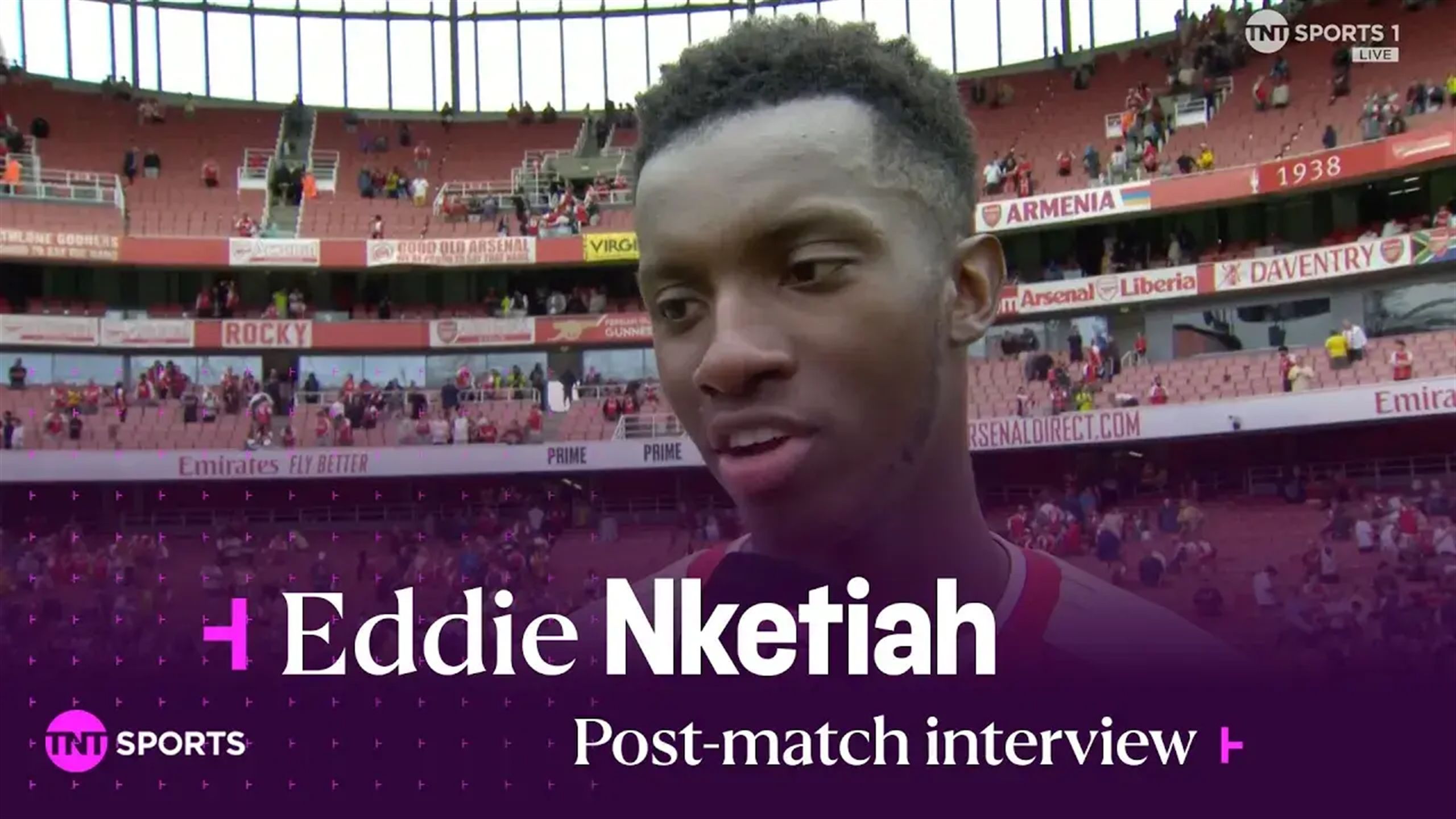 'It was a bit of a nervy finish' - Eddie Nketiah pleased Arsenal saw ...