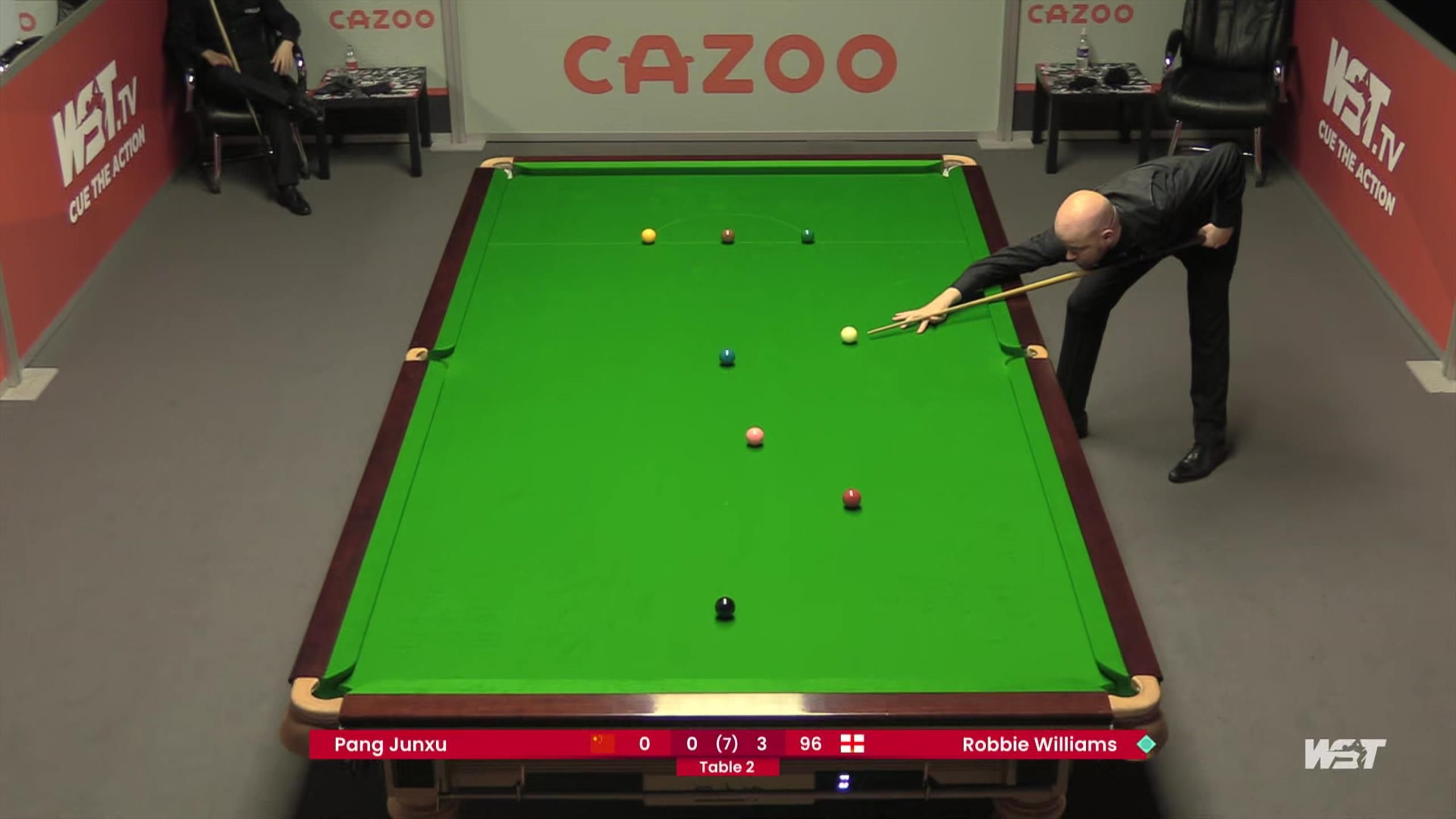 Robbie Williams ends Pang Junxu match with stylish 134 break at the ...