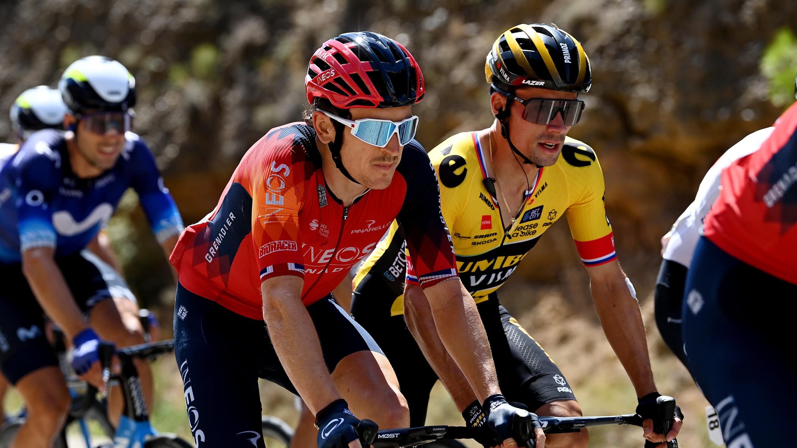 Geraint Thomas says he felt 'legless' on 'rubbish day' as he loses time ...