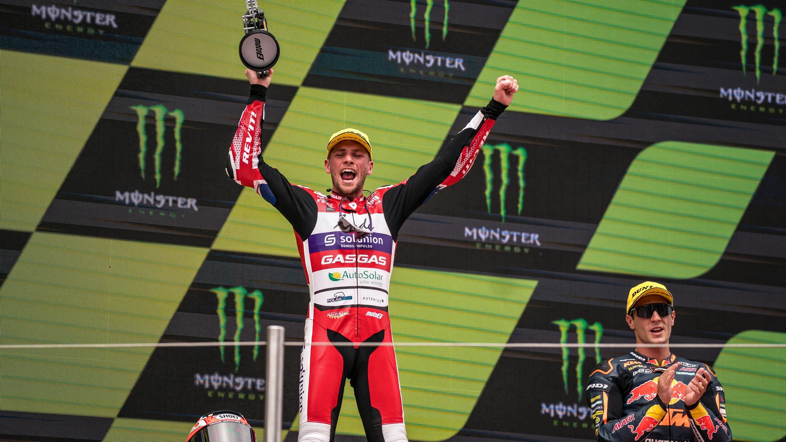 Jake Dixon wins Moto2 Catalan Grand Prix after thrilling final lap to ...