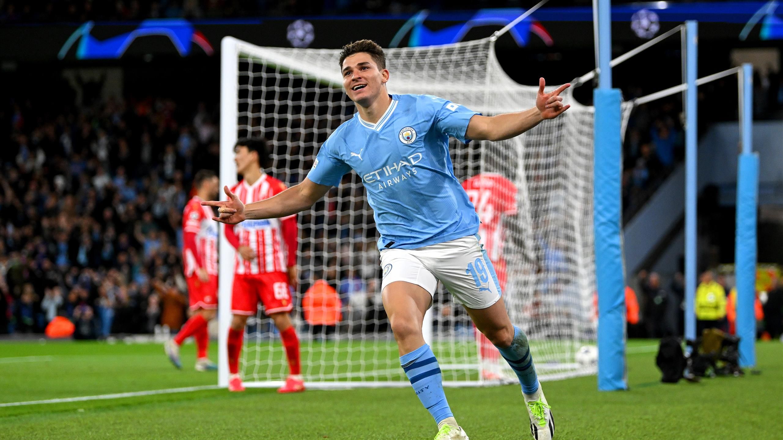 'The finish is incredible' - Julian Alvarez levels for Manchester City ...