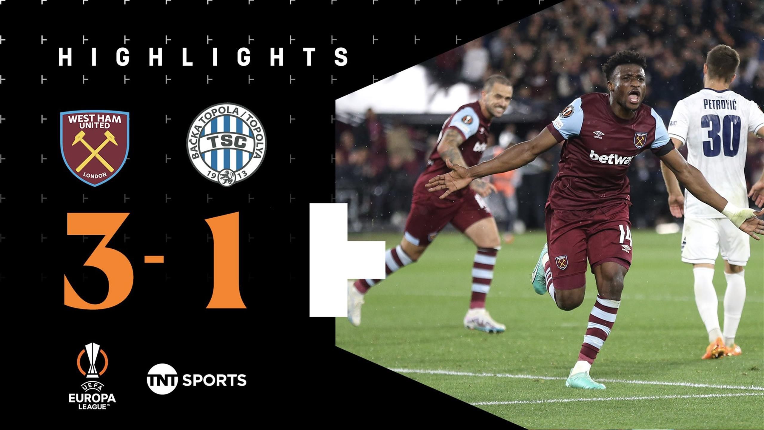 West Ham United v TSC Backa Topola highlights - UEFA Europa League ...