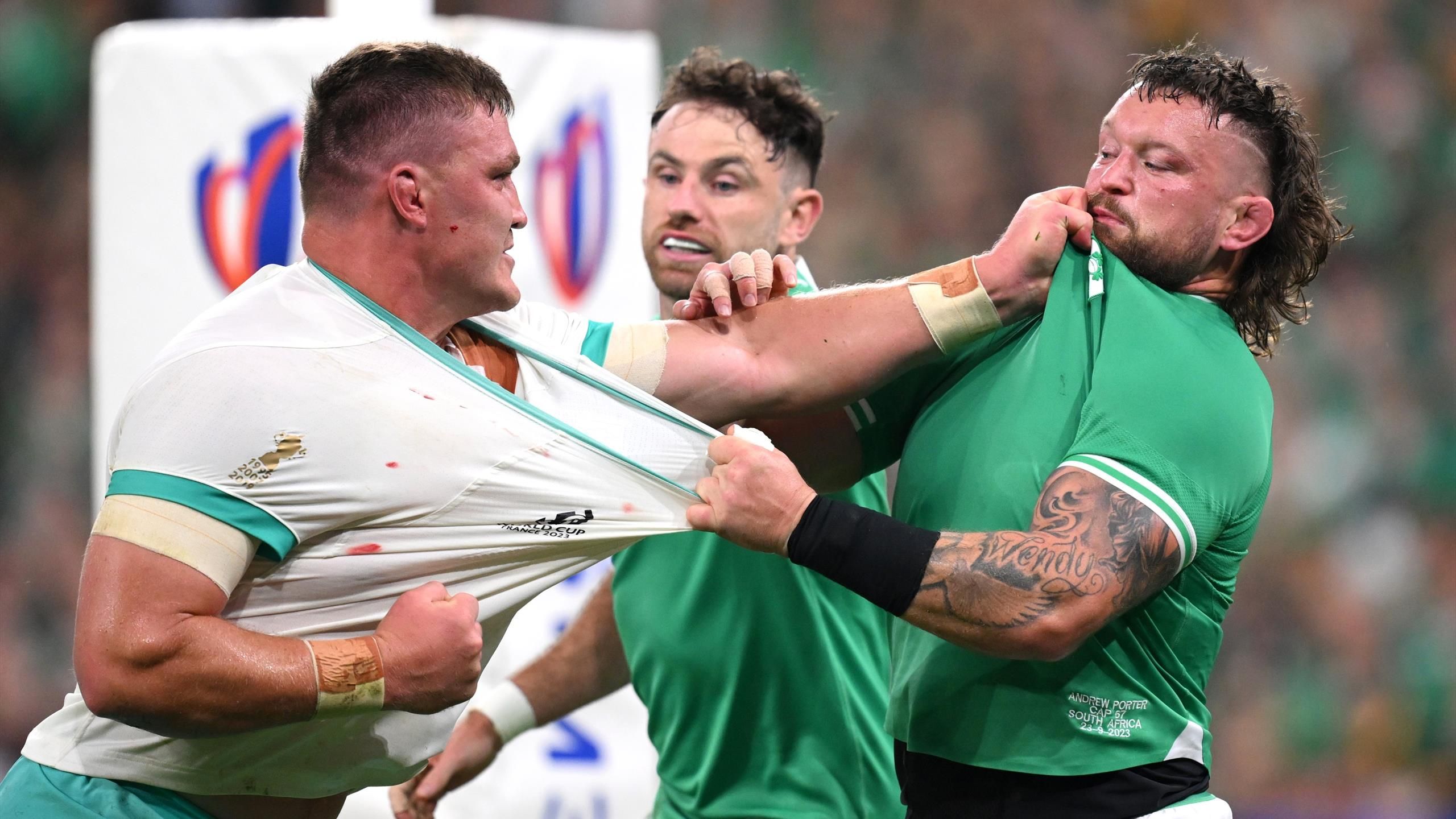 Highlights from big day at Rugby World Cup as Ireland beat champions ...