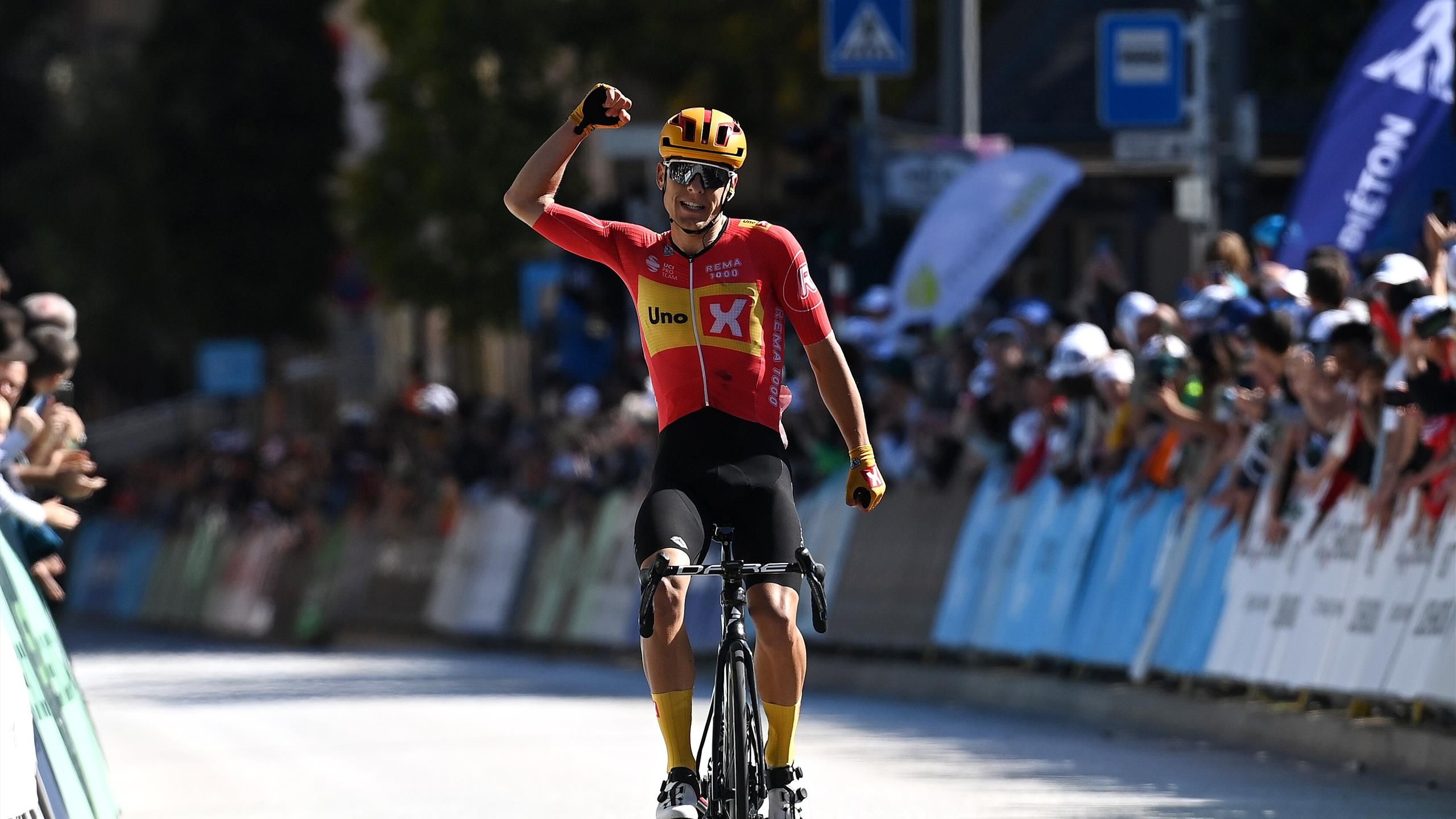 Tobias Halland Johannessen streaks away to win Stage 5 of Tour of ...