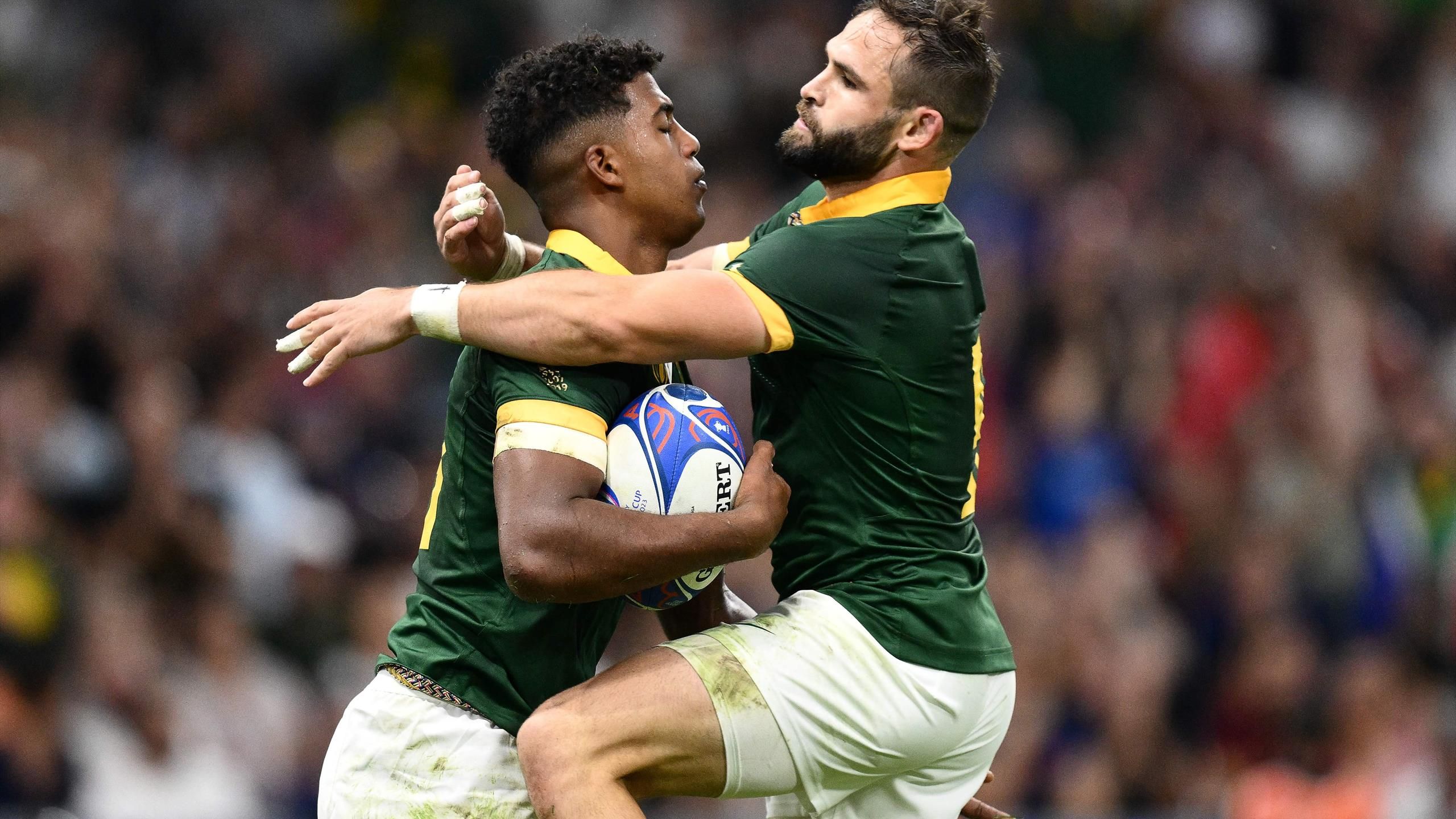 South Africa 49-18 Tonga: Springboks put one foot in Rugby World Cup ...