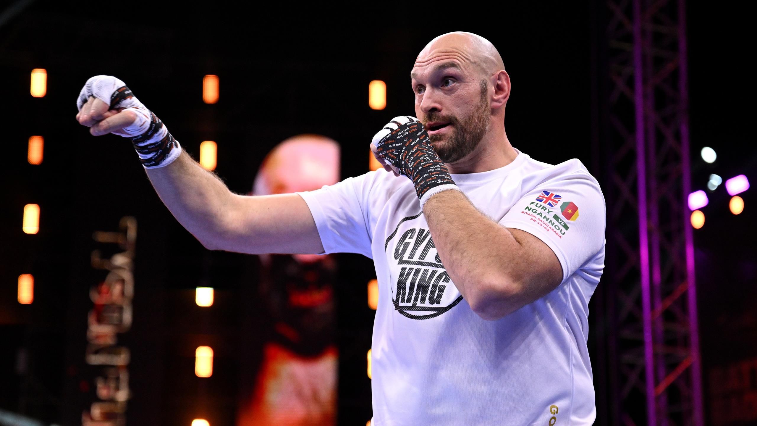 ‘I’m like an adonis’ – Tyson Fury says he’s in ‘peak fitness’ and ready ...
