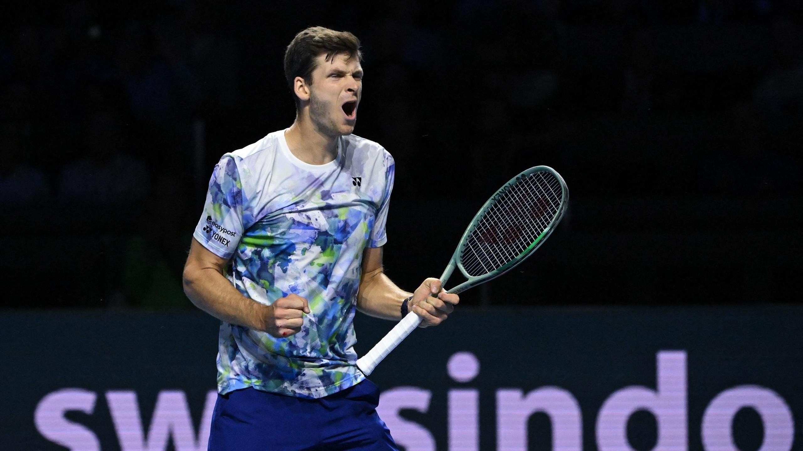 Hubert Hurkacz downs Ugo Humbert to set up Felix Auger-Aliassime final at Swiss Indoors Basel ...