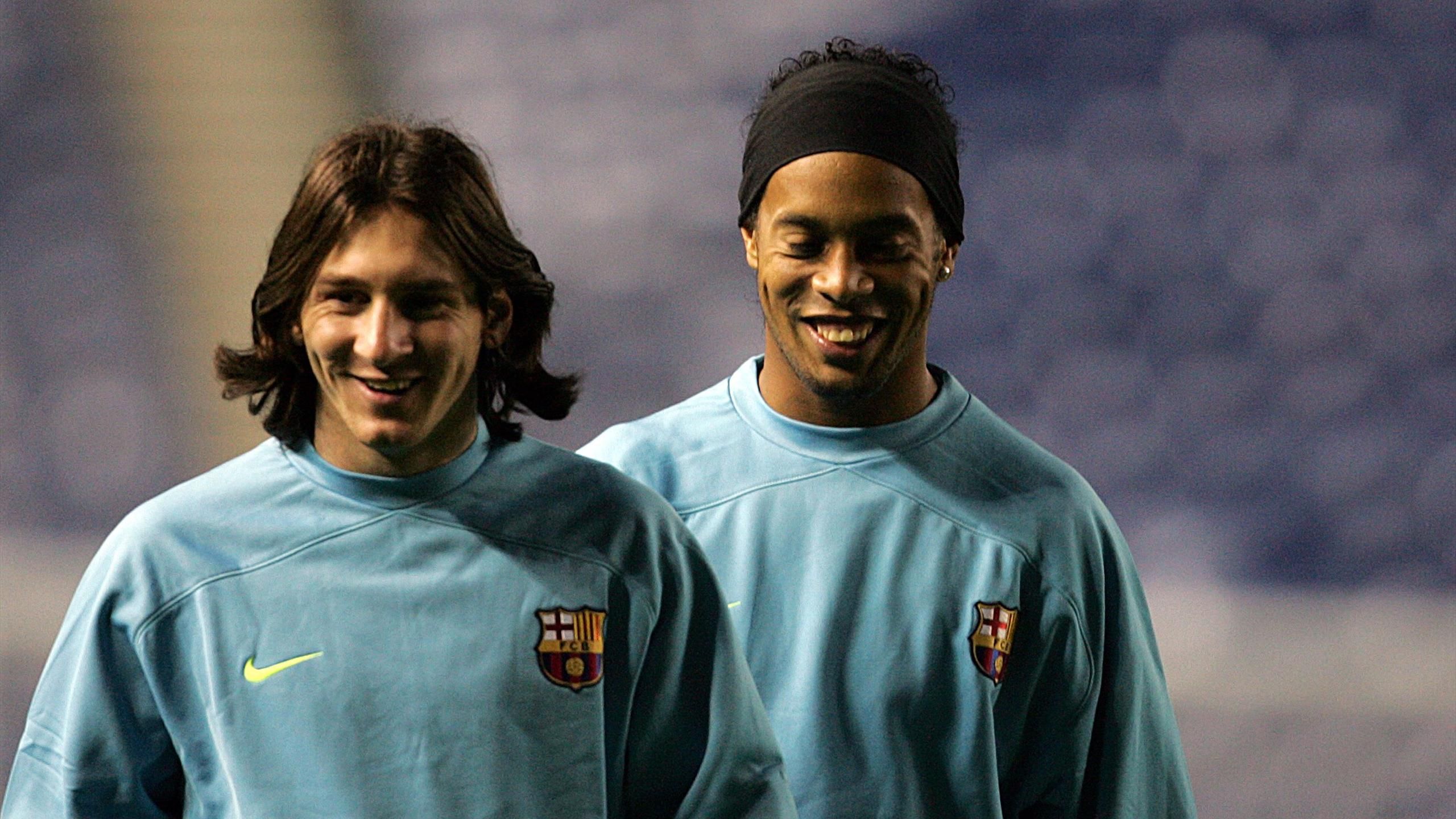 Ronaldinho reflects on the rise of Lionel Messi at Barcelona - 'We ...