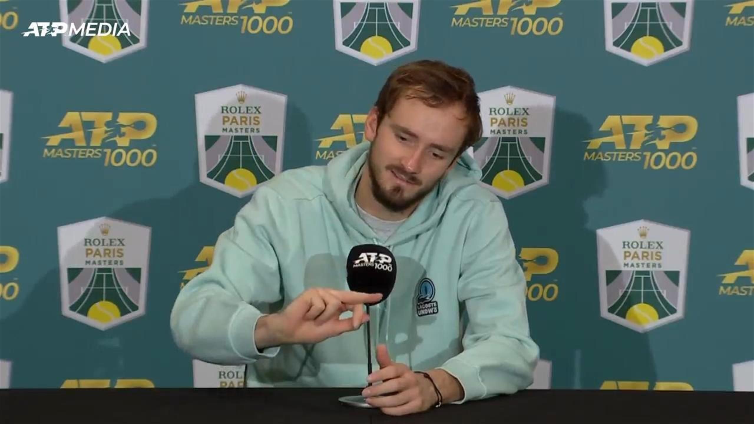 Daniil Medvedev denies giving middle finger to Paris Masters crowd - 'I ...