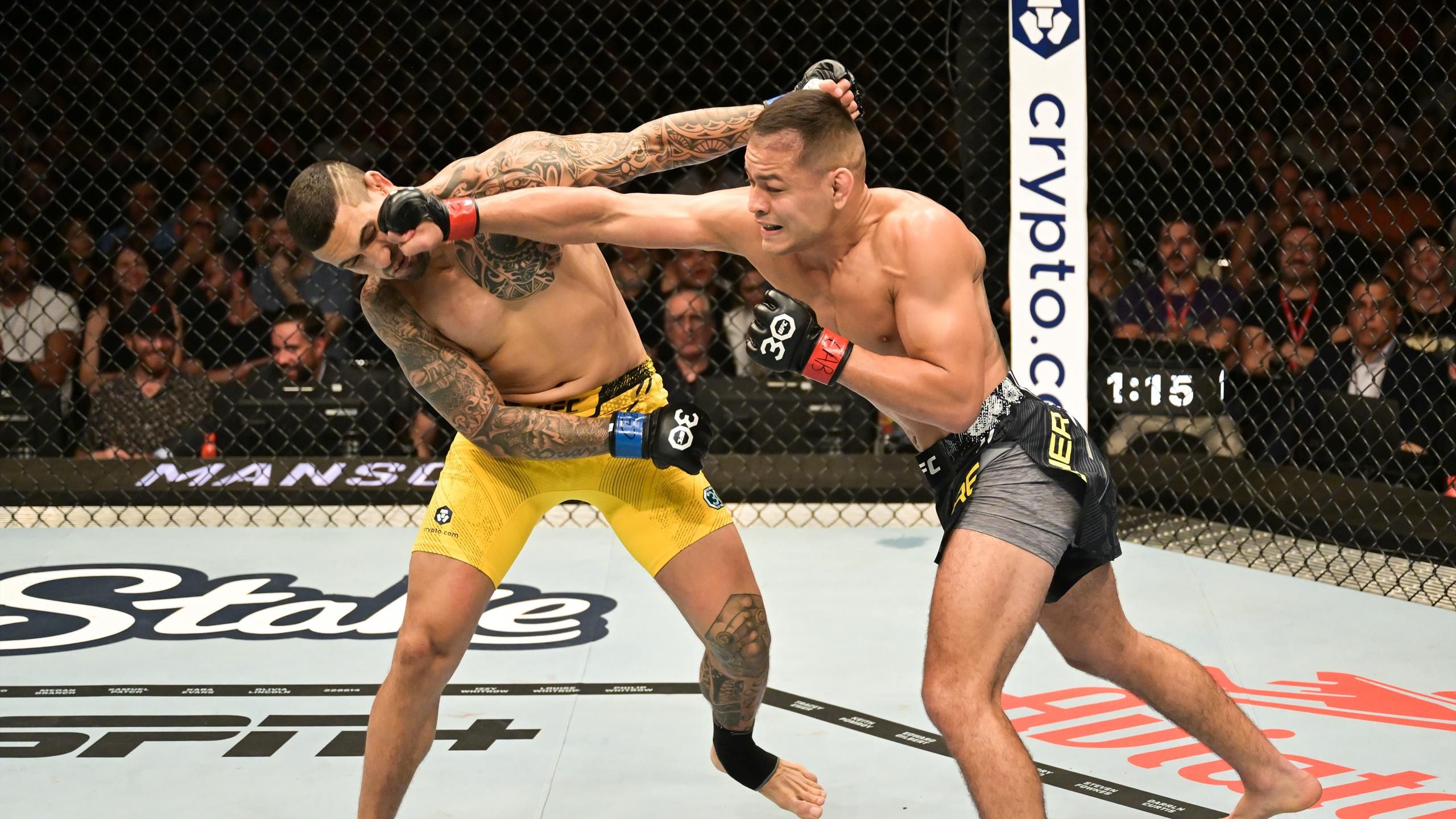 Elvis Brener knocks out Kaynan Kruschewsky with incredible punch at UFC ...
