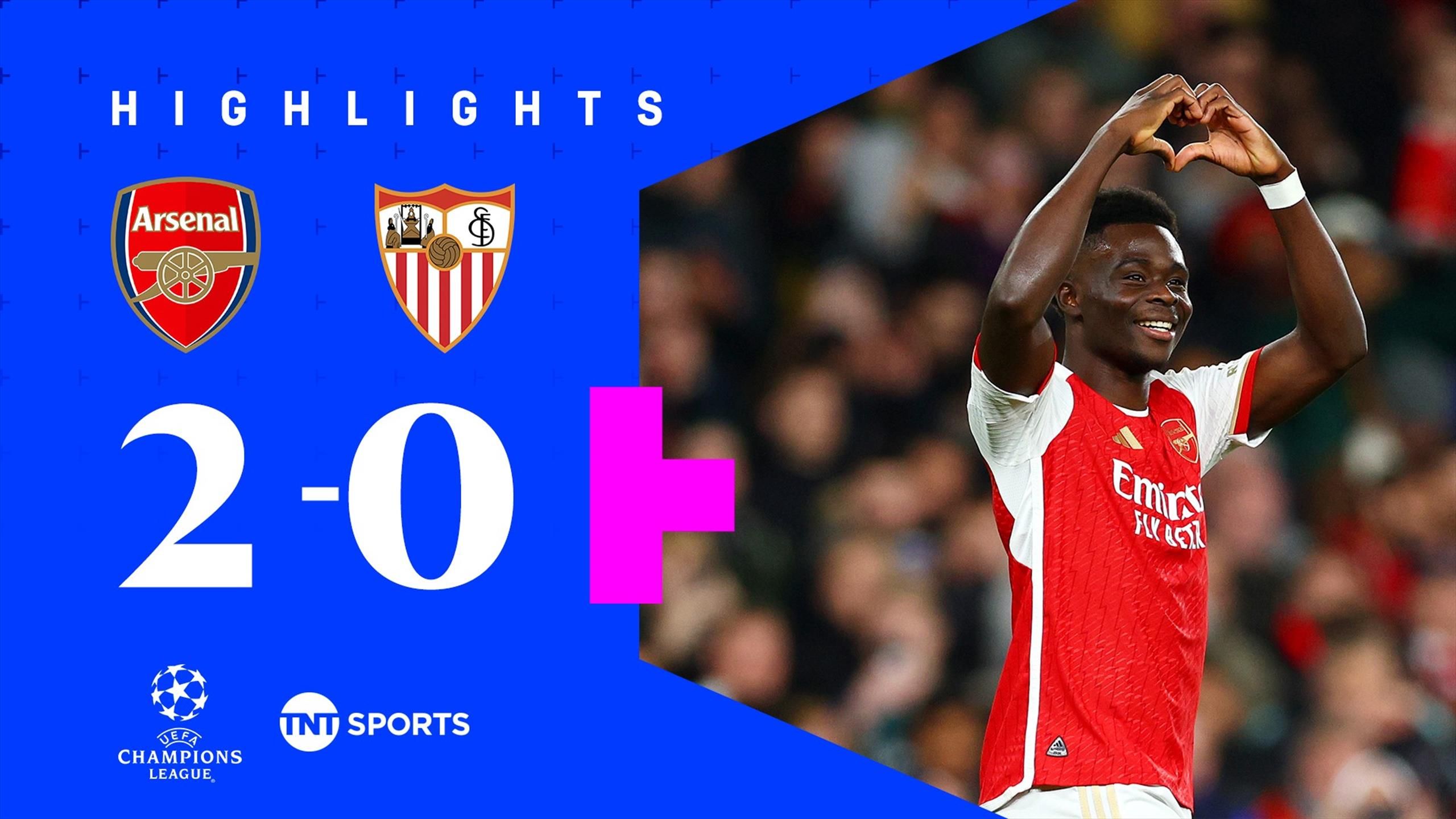 Arsenal v Sevilla – UEFA Champions League highlights - Football video ...