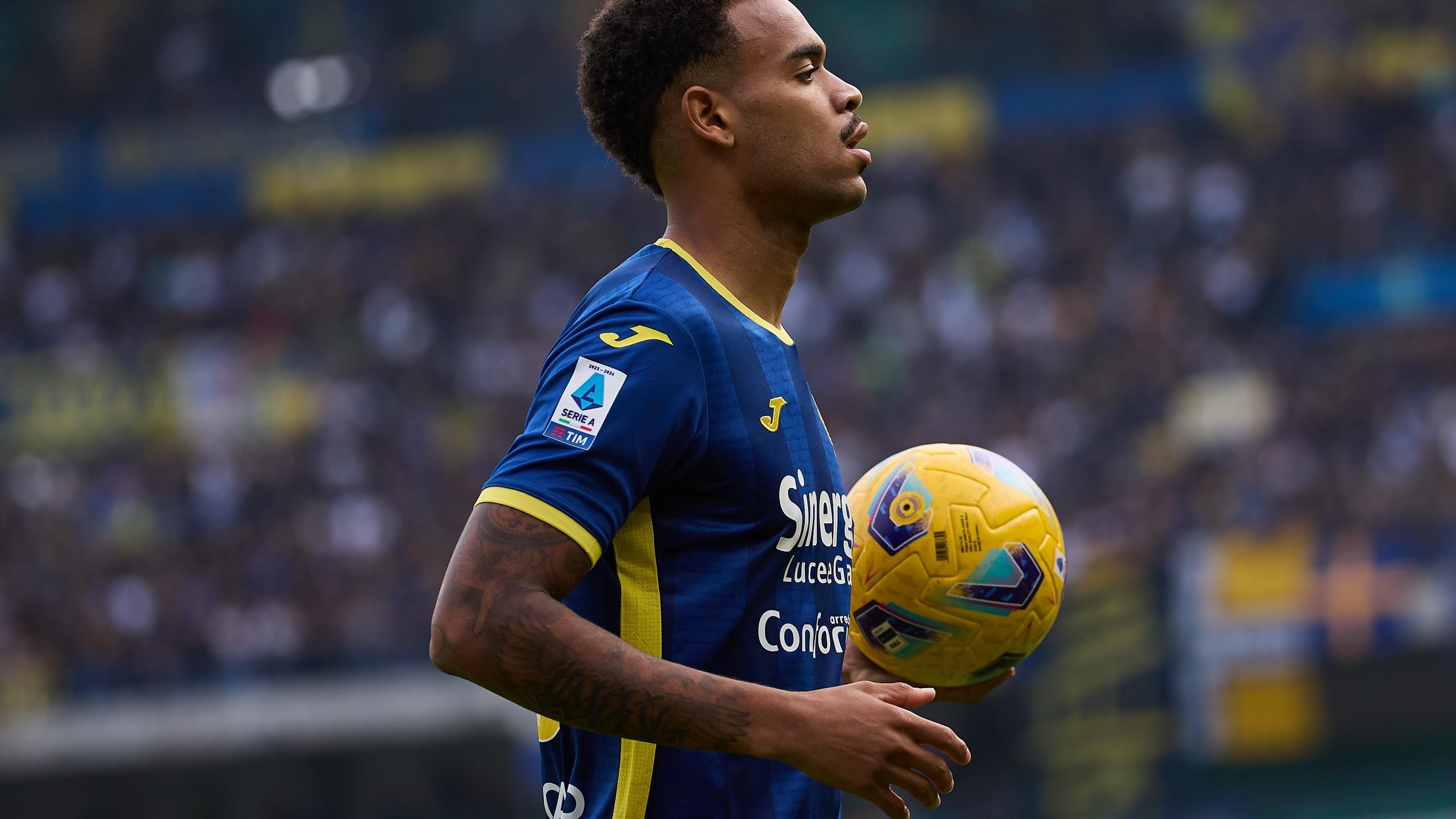 Cyril Ngonge levels for Hellas Verona ‘from the tightest of angles’ in ...