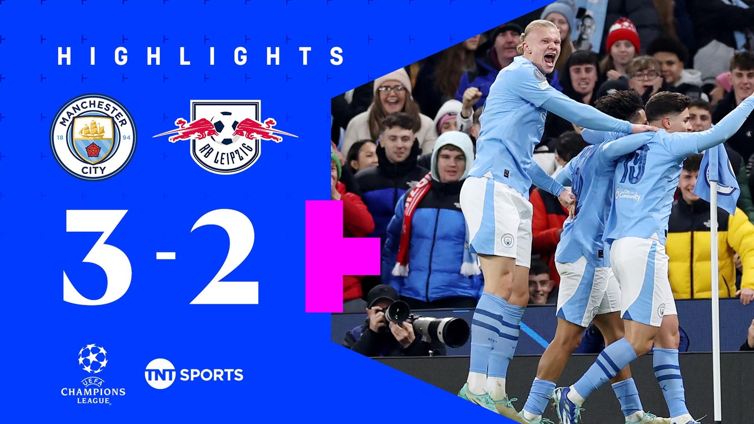Manchester City v RB Leipzig highlights – UEFA Champions League action ...
