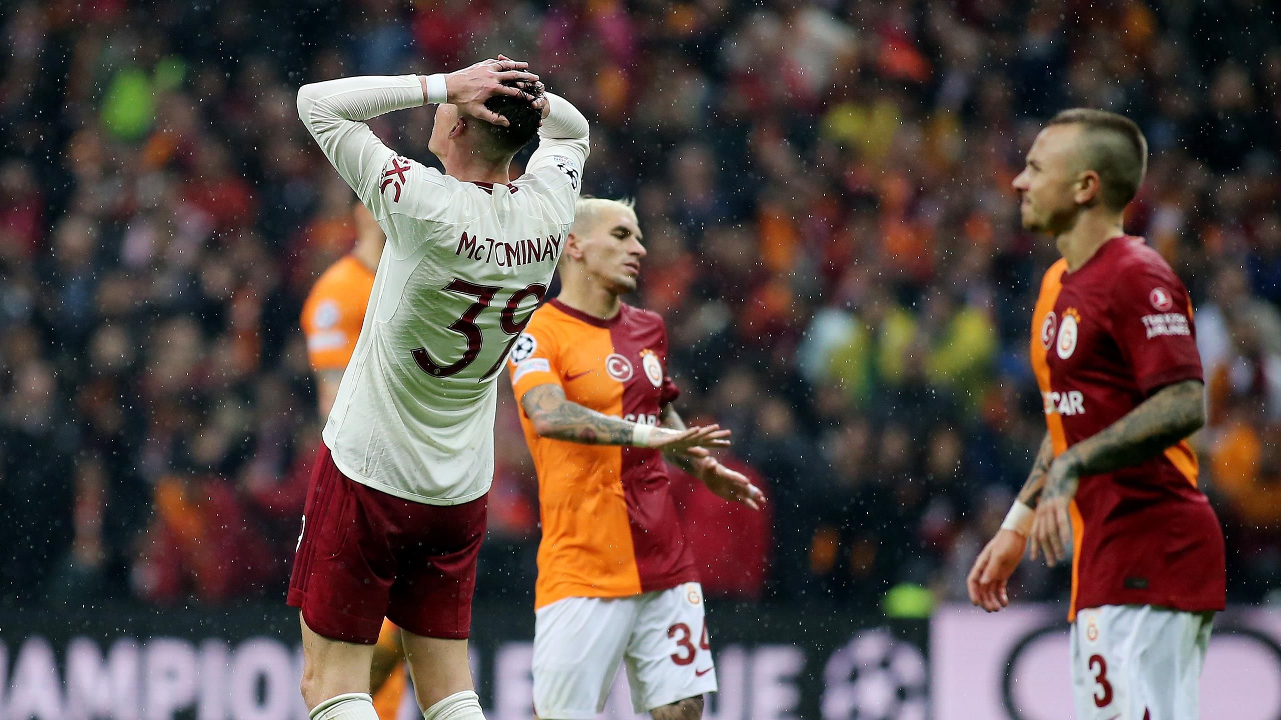 Galatasaray 3 3 Manchester United Erik Ten Hags Side Throw Away