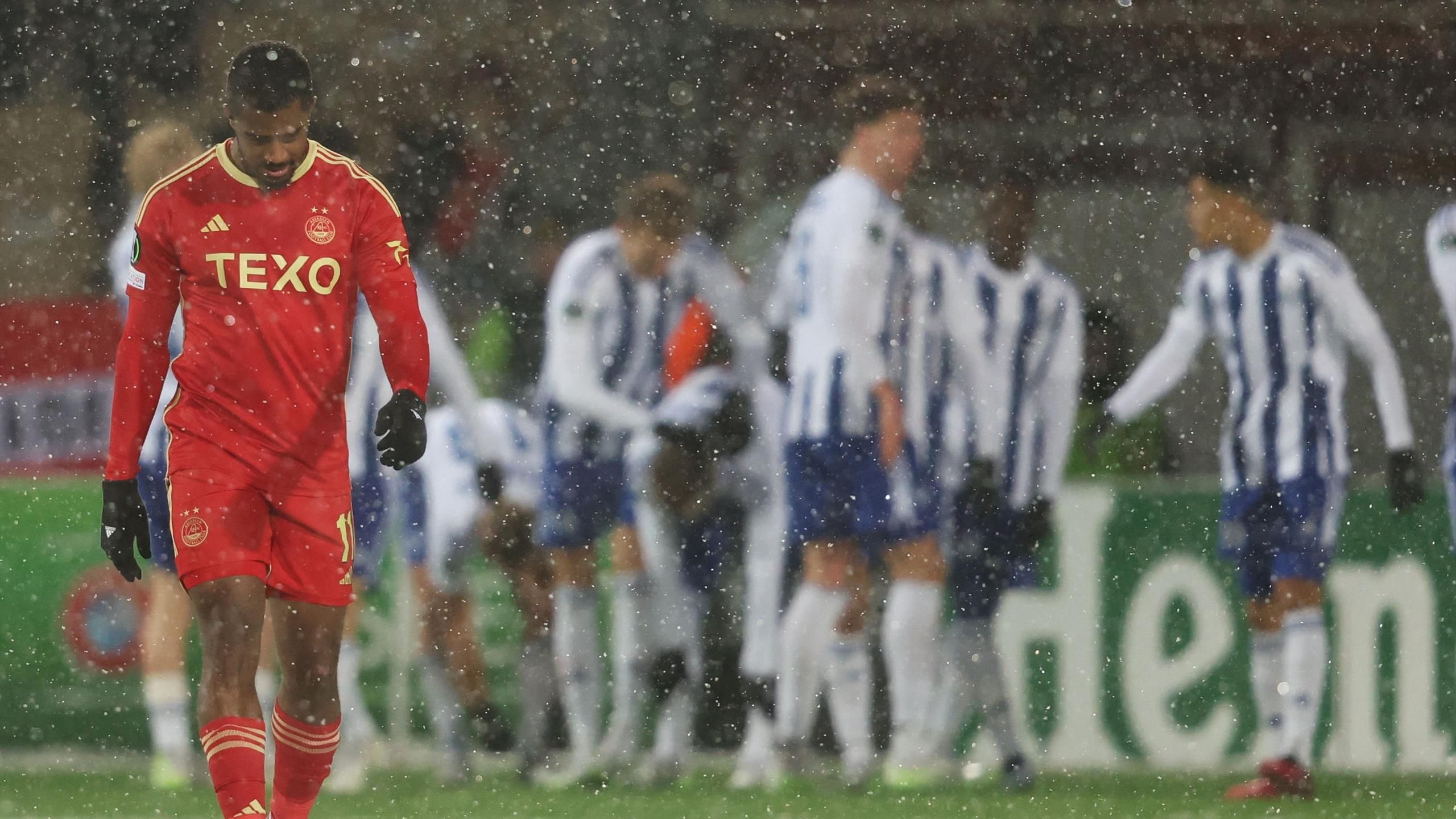 ‘Players unhappy' - Aberdeen fans throw snowballs at HJK Helsinki ...