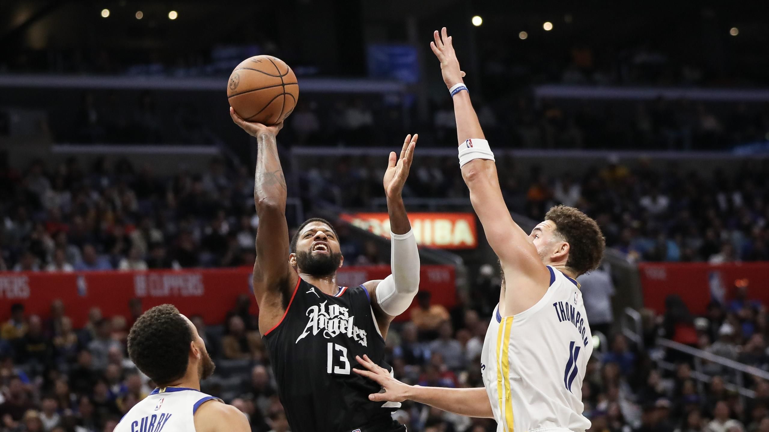 Los Angeles Clippers steal win with nine seconds remaining as Golden ...