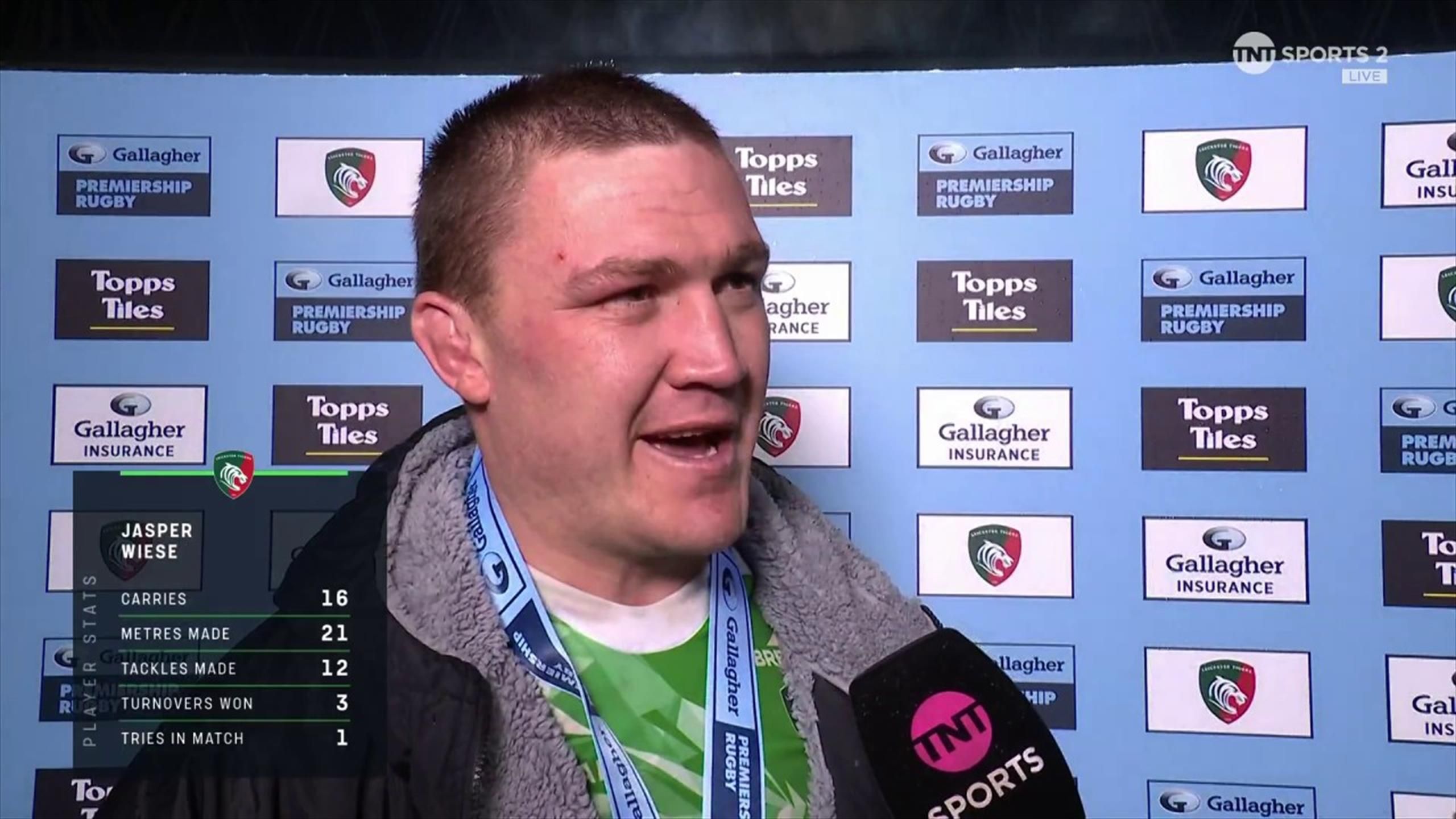 'It's good to be back!' – Jasper Wiese on returning to Leicester Tigers ...