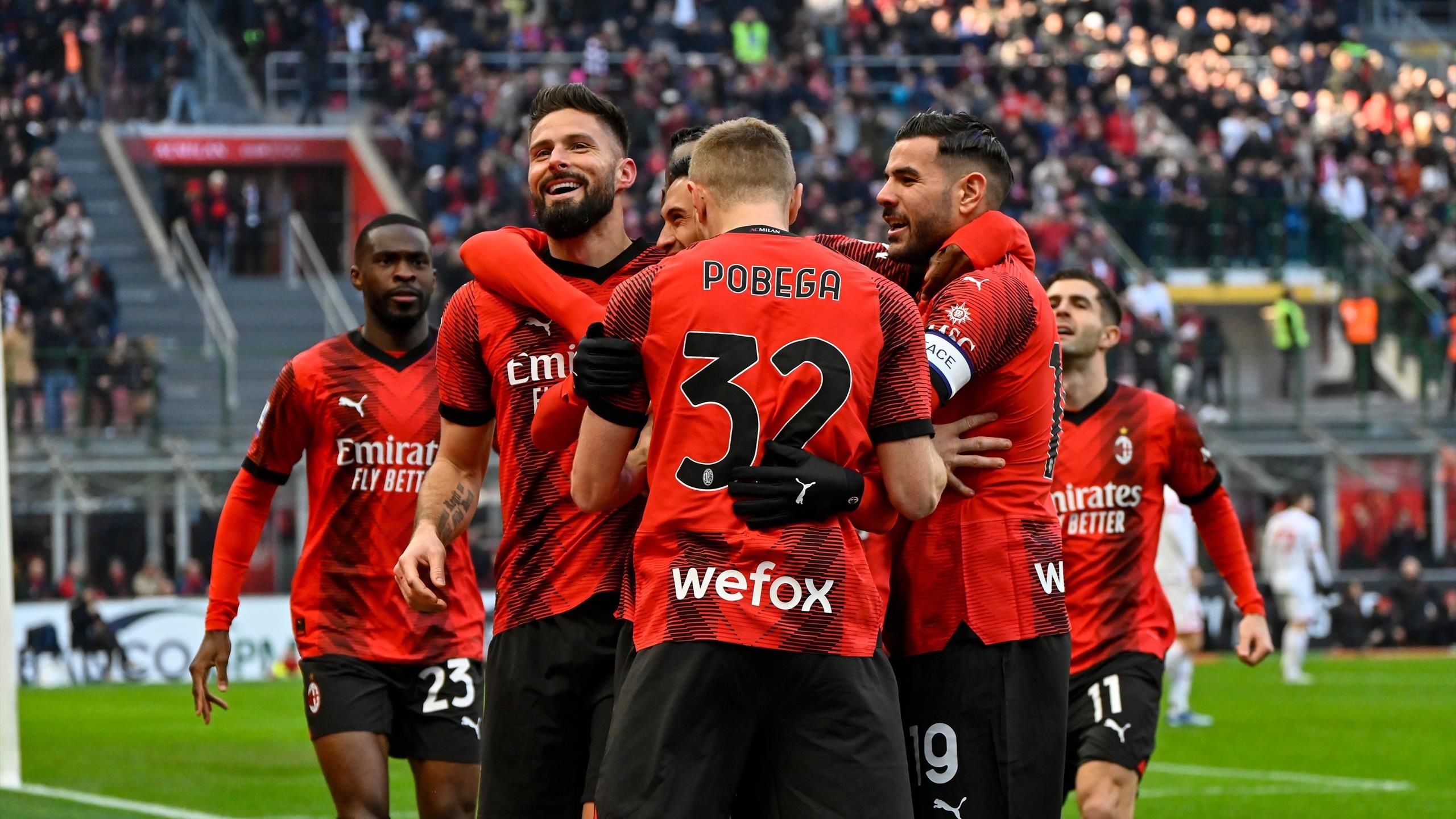 AC Milan 3-0 Monza: Hosts claim easy win to keep Internazionale and ...