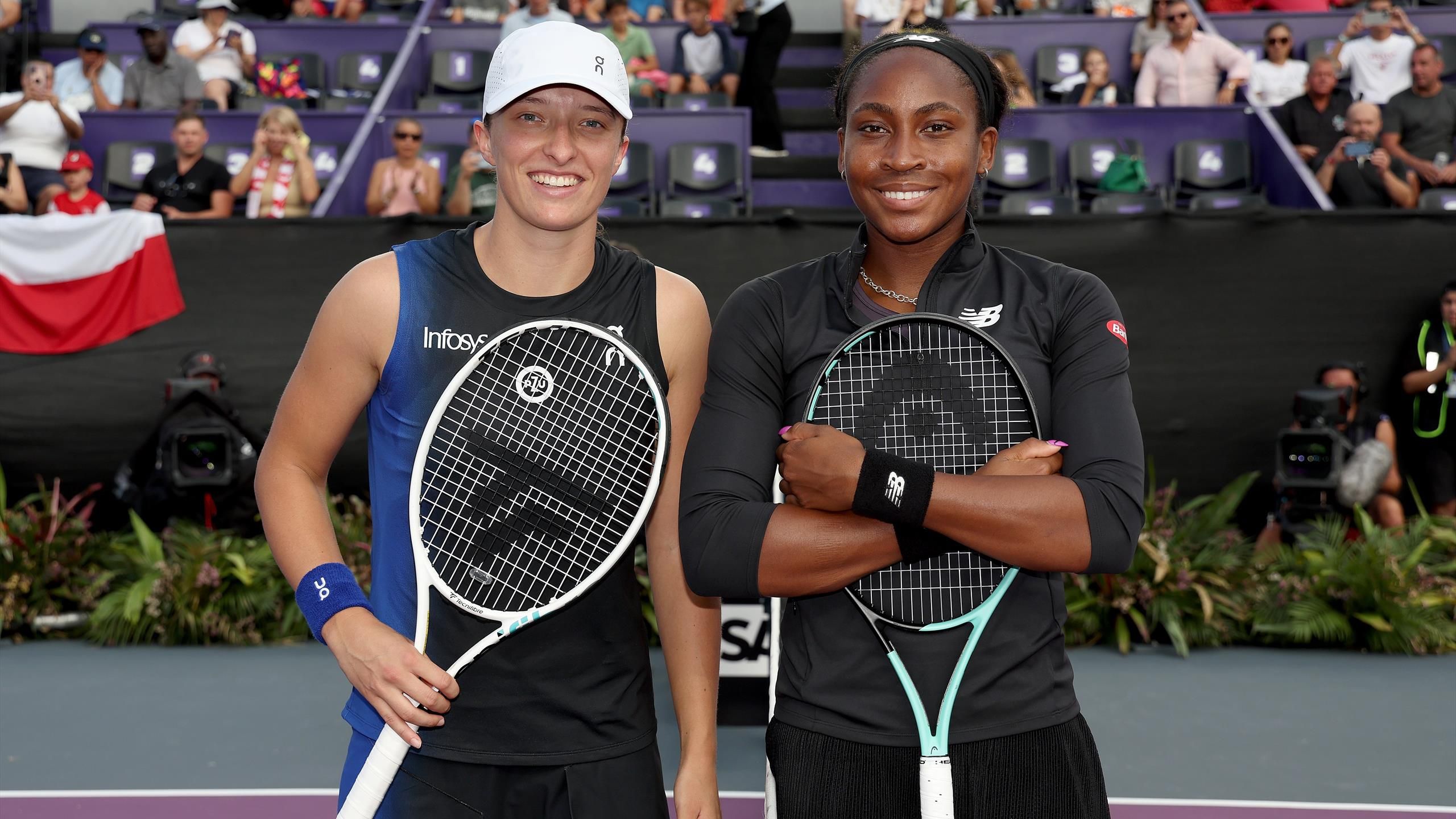 John McEnroe expects Coco Gauff to win 'a bunch of majors' but Iga Swiatek will be hard to ...