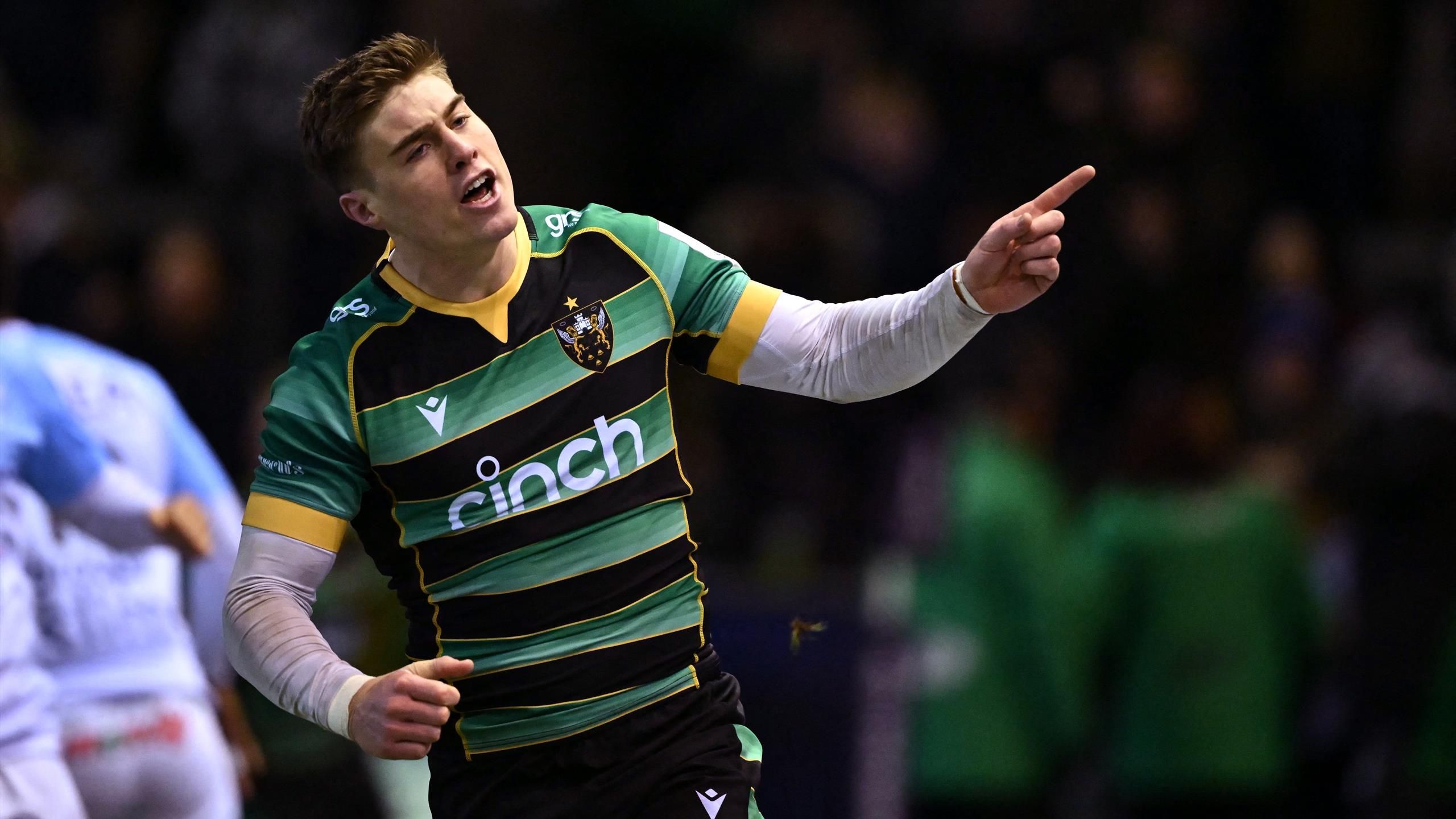 Tommy Freeman opens scoring for Northampton Saints with try after 64 ...