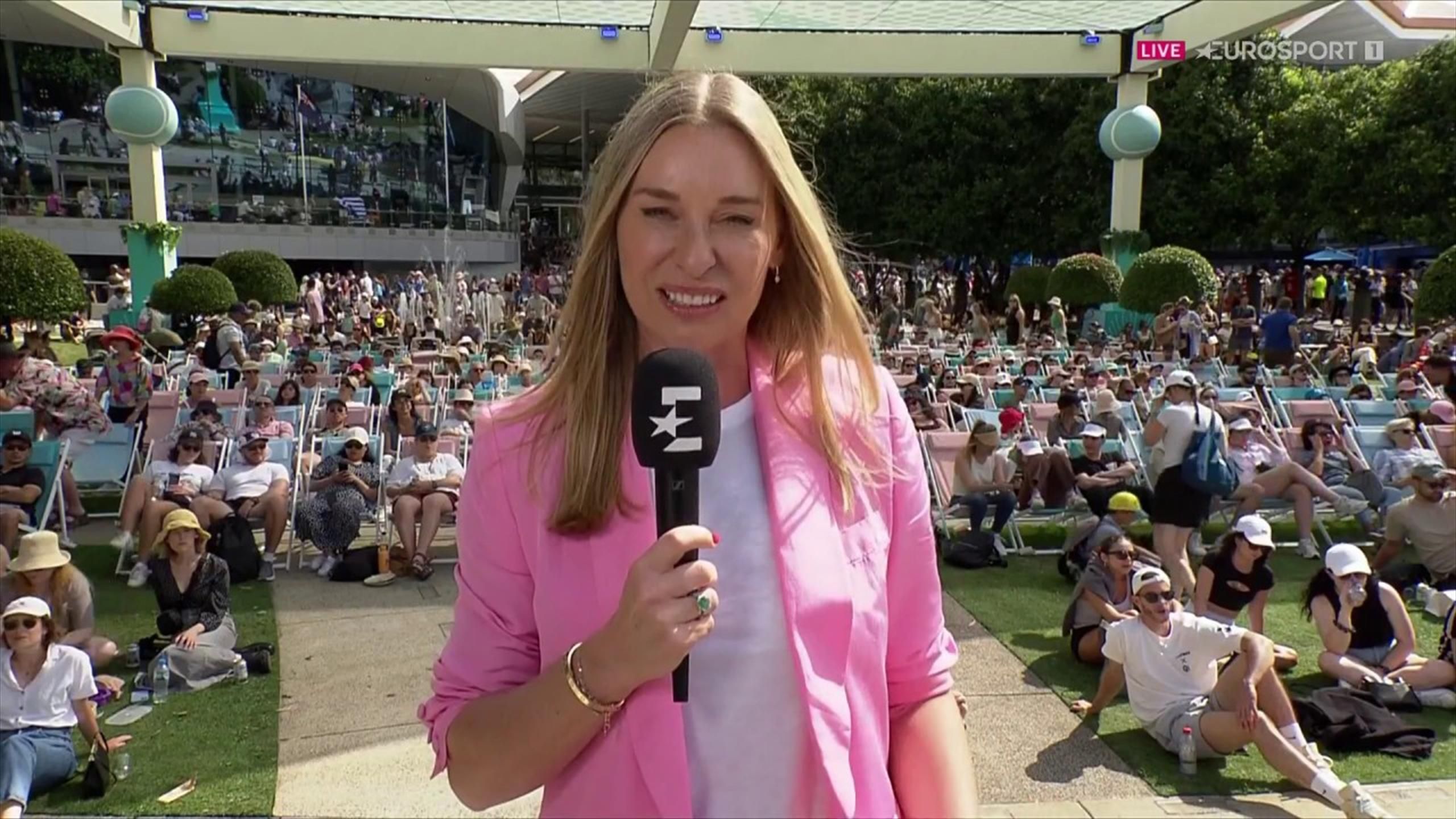 'She was a little bit nervous' - Stringer and Schett discuss Maria ...