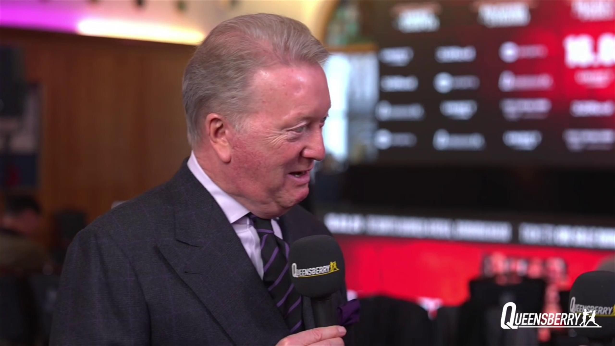 'There will be no love lost' - Frank Warren excited for Queensberry ...