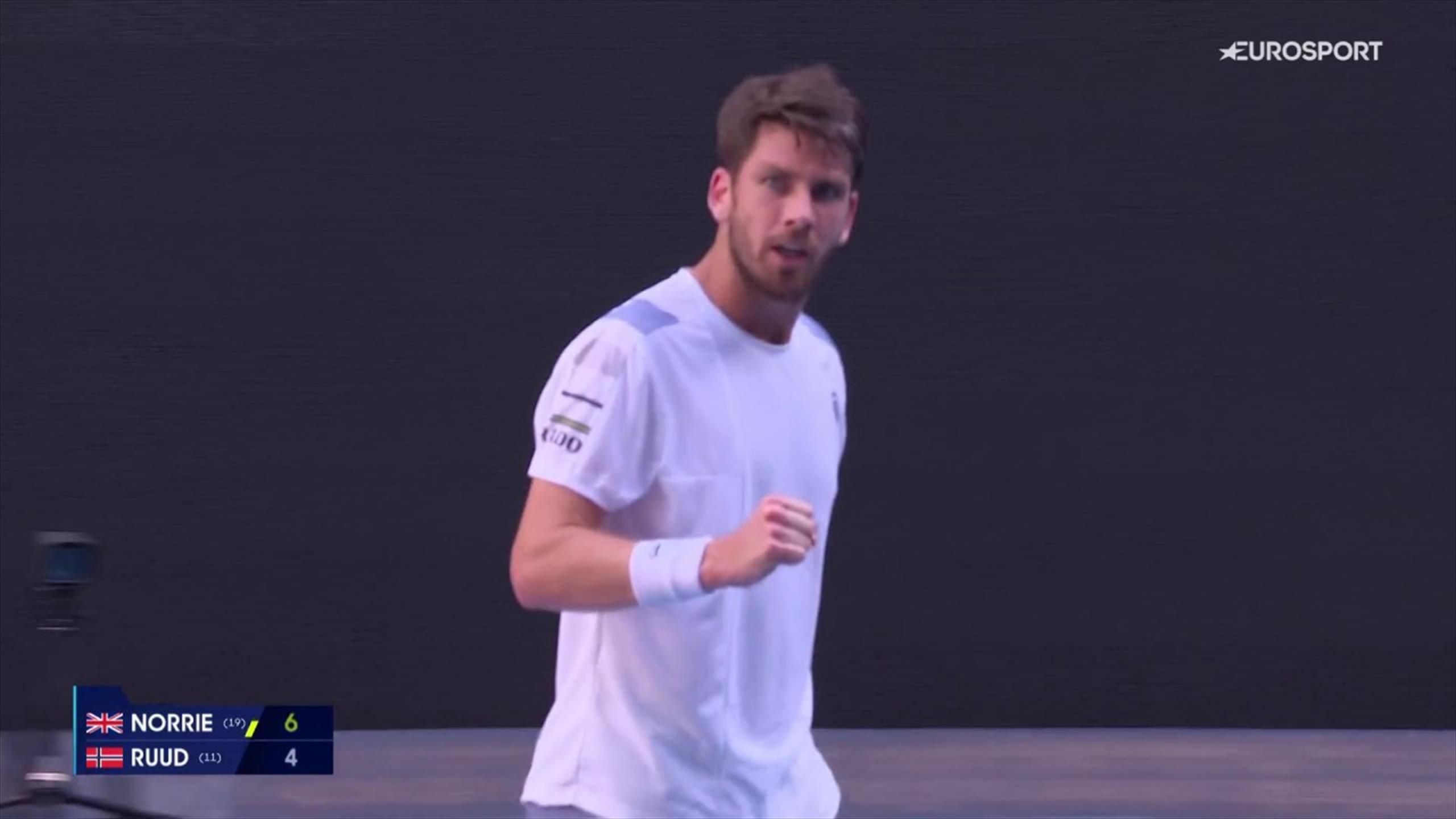 Australian Open: Fired-up Cameron Norrie takes opening set in potential ...