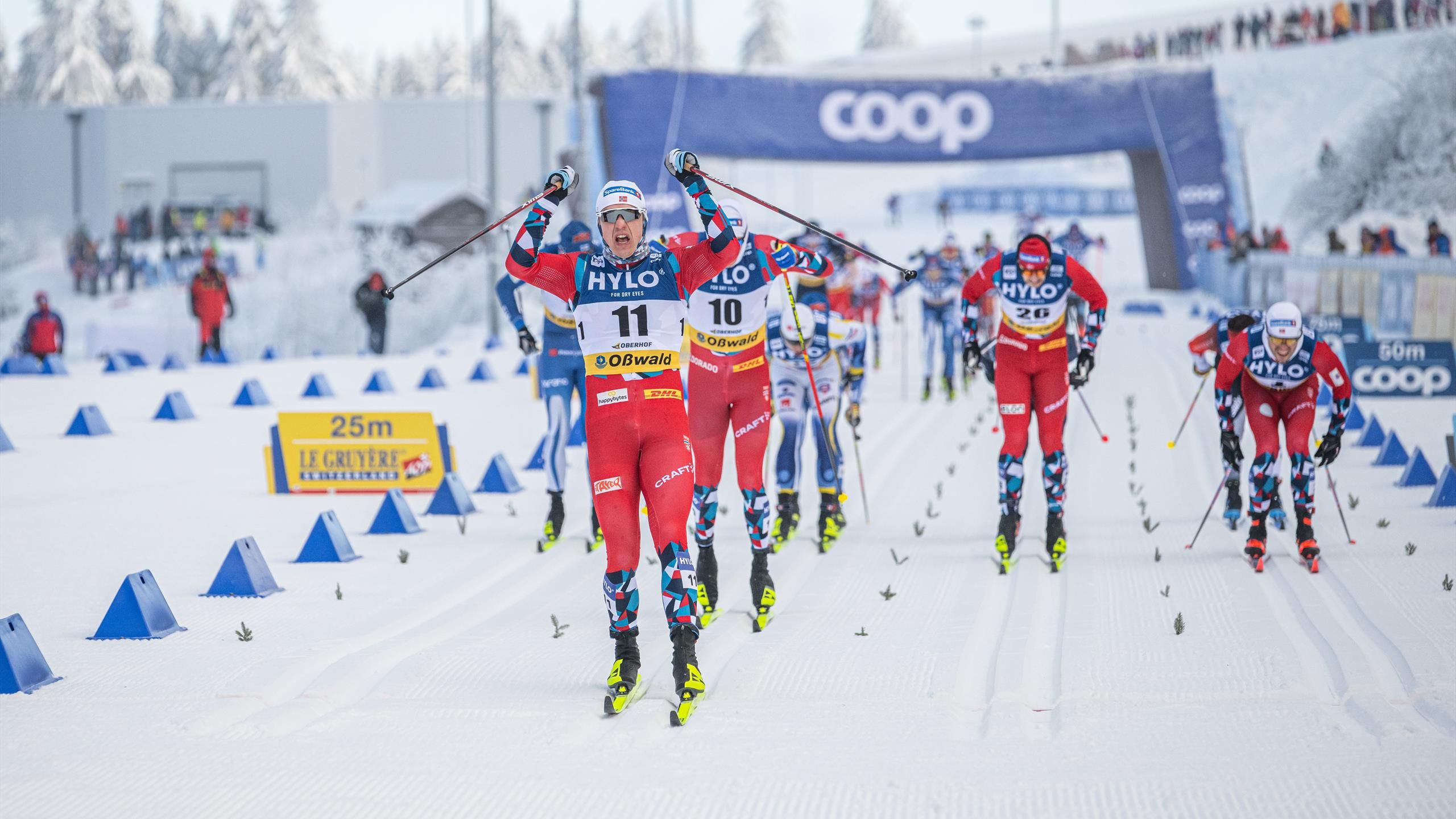 Erik Valnes backs up sprint victory with win in 20km mass start, Martin ...