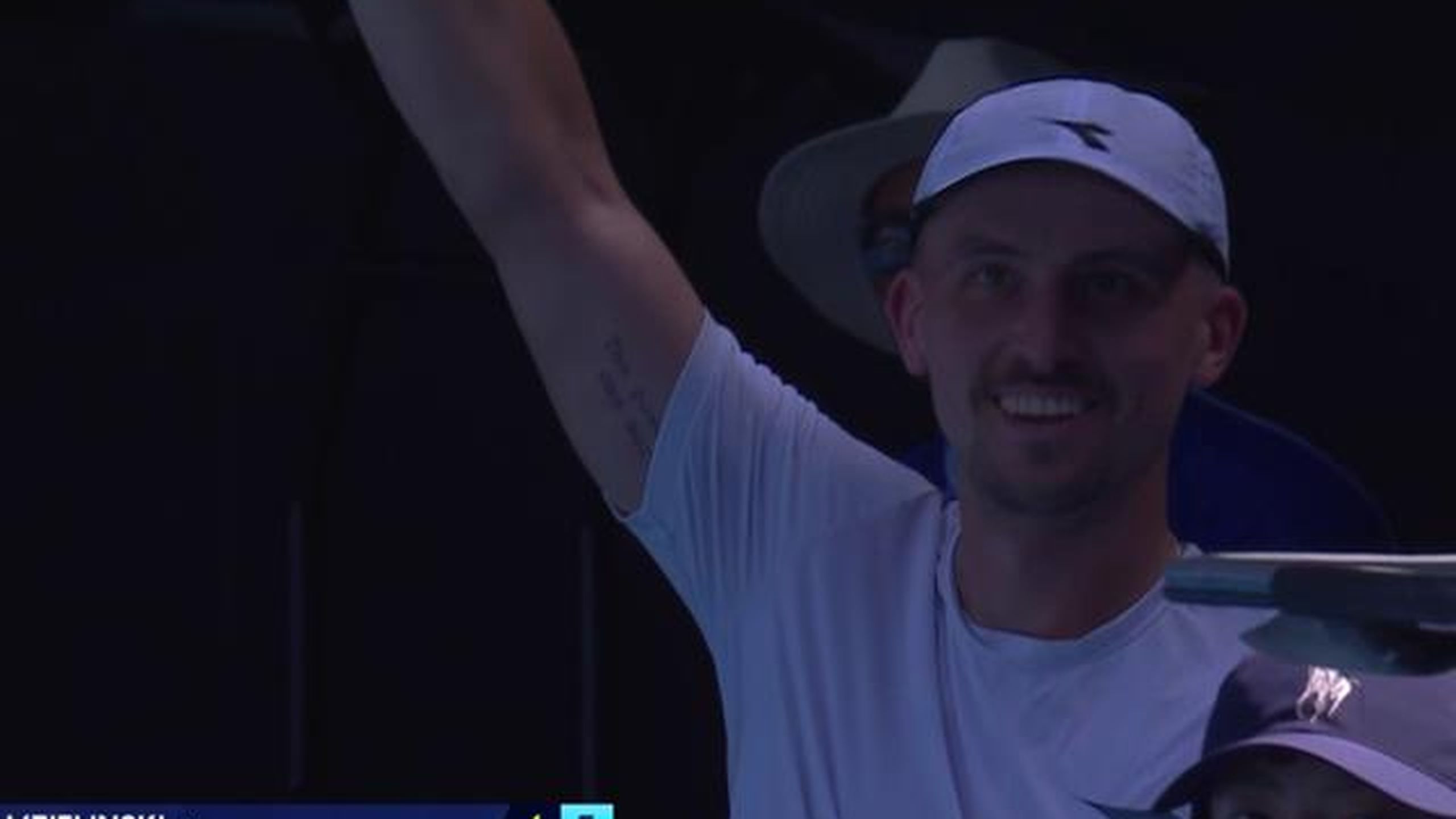 Australian Open: Check out incredible around-the-net shot in the ...