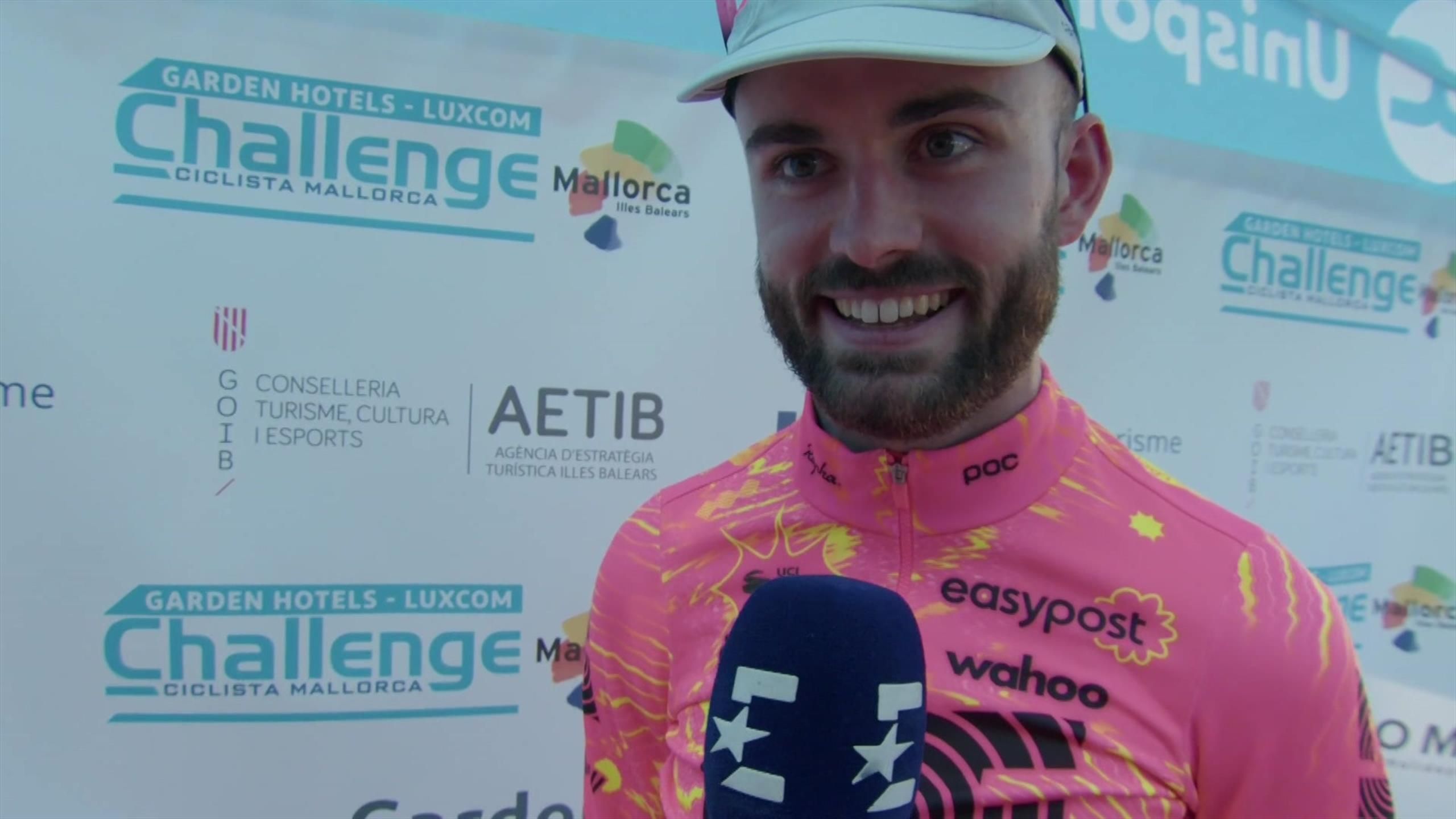 Challenge Mallorca stage 1 : interview Simon Carr - Cycling video - TNT ...