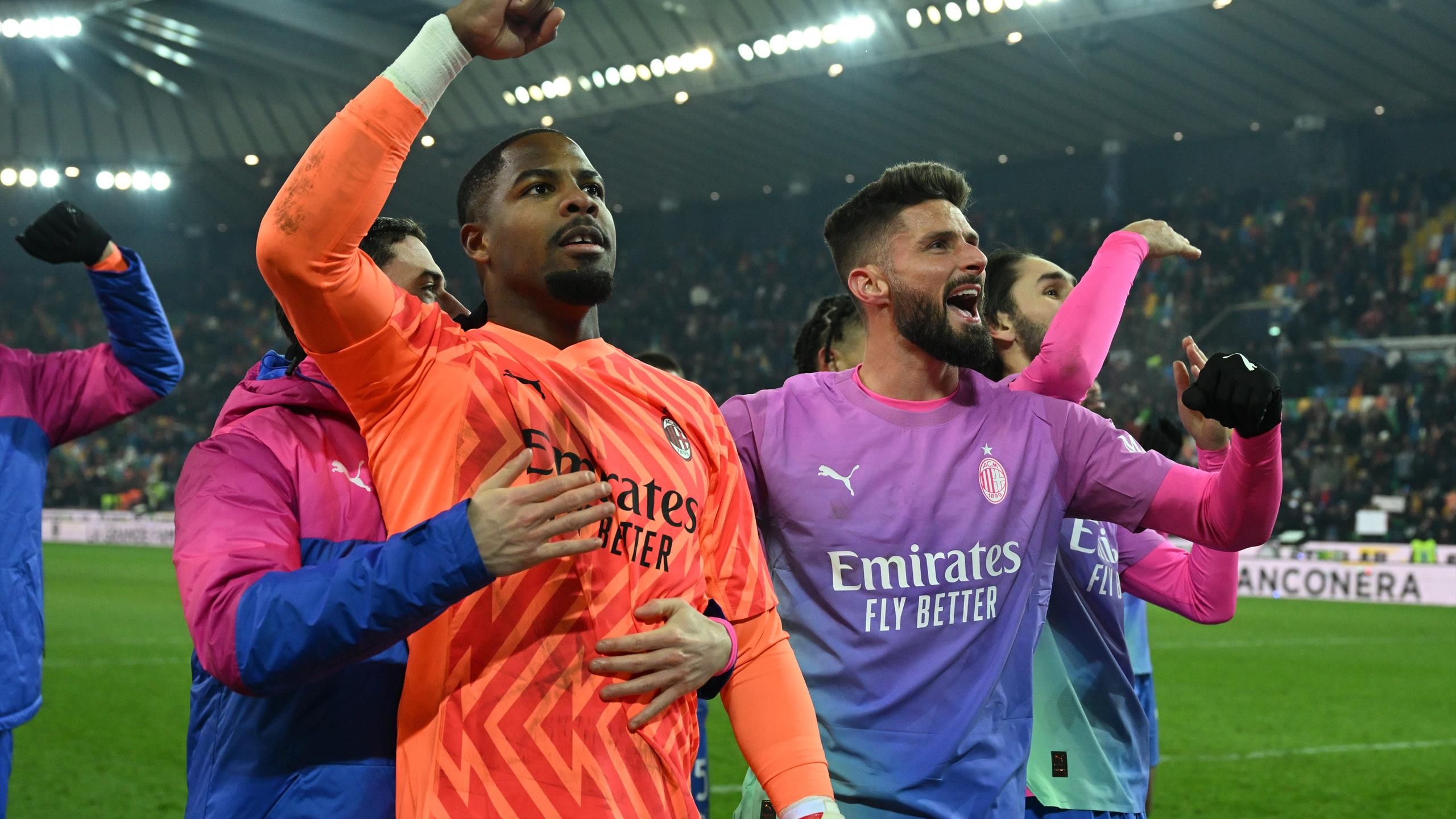 Udinese ban four more fans for life following racial abuse of AC Milan goalkeeper Mike Maignan ...