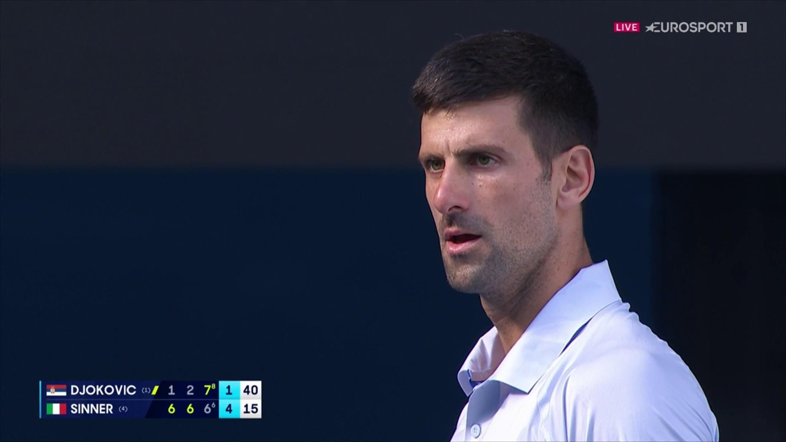 Novak Djokovic offers the umpire a cup of tea in tense moment in semi ...