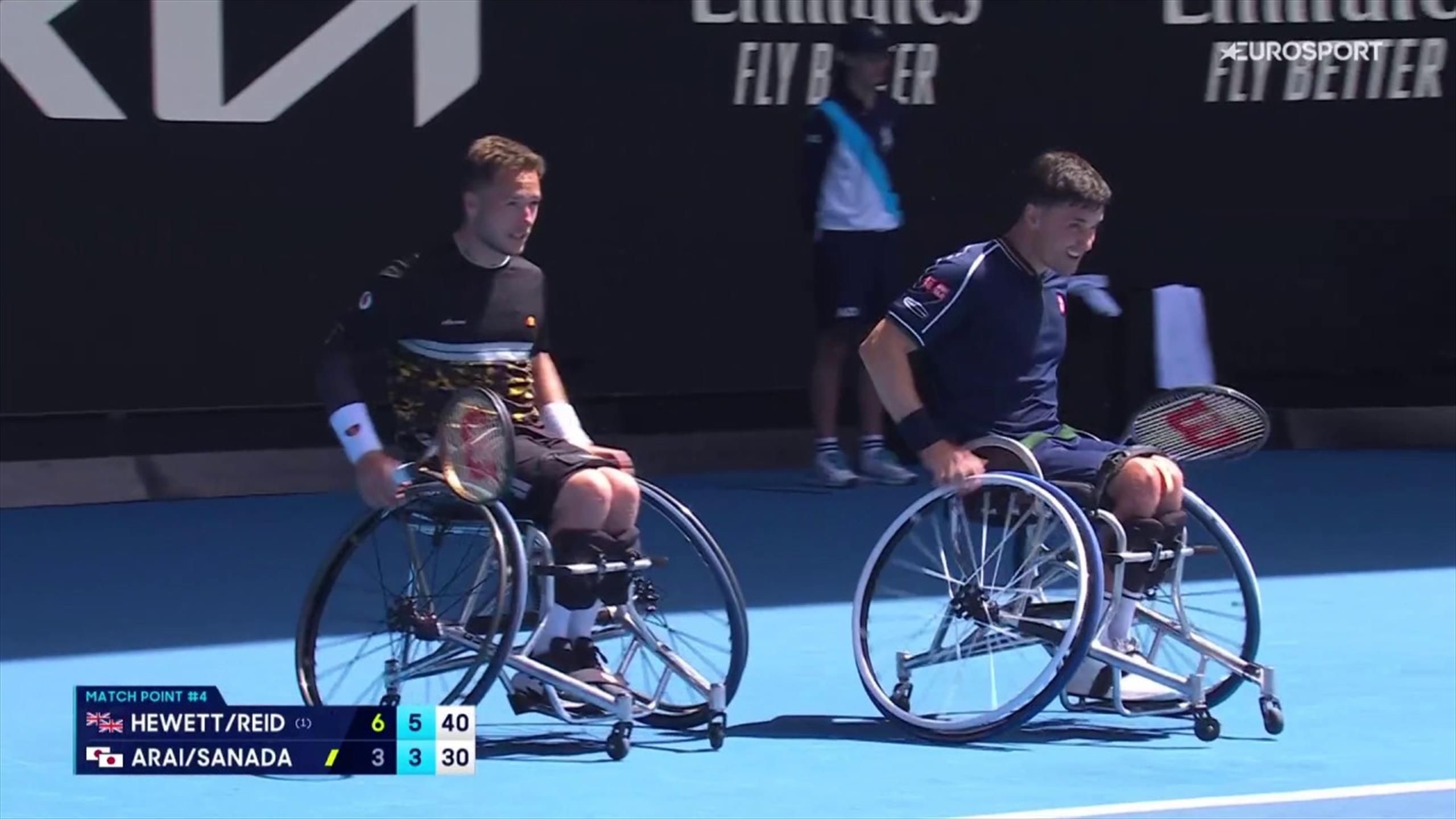 Australian Open: Gordon Reid and Alfie Hewett win fifth wheelchair ...