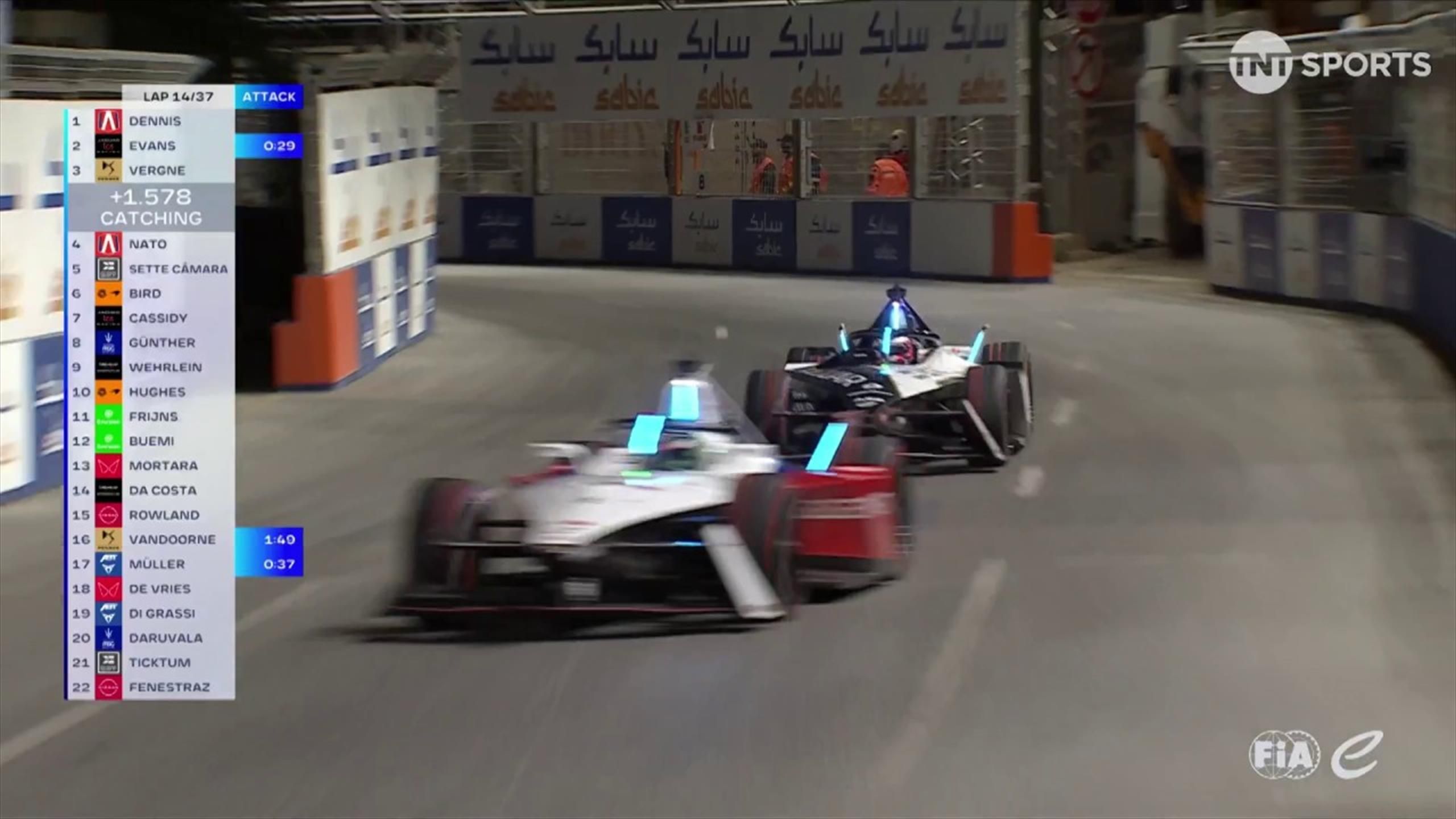 Formula E: Full Race Highlights from Race 1 in Diriyah - Formula E ...