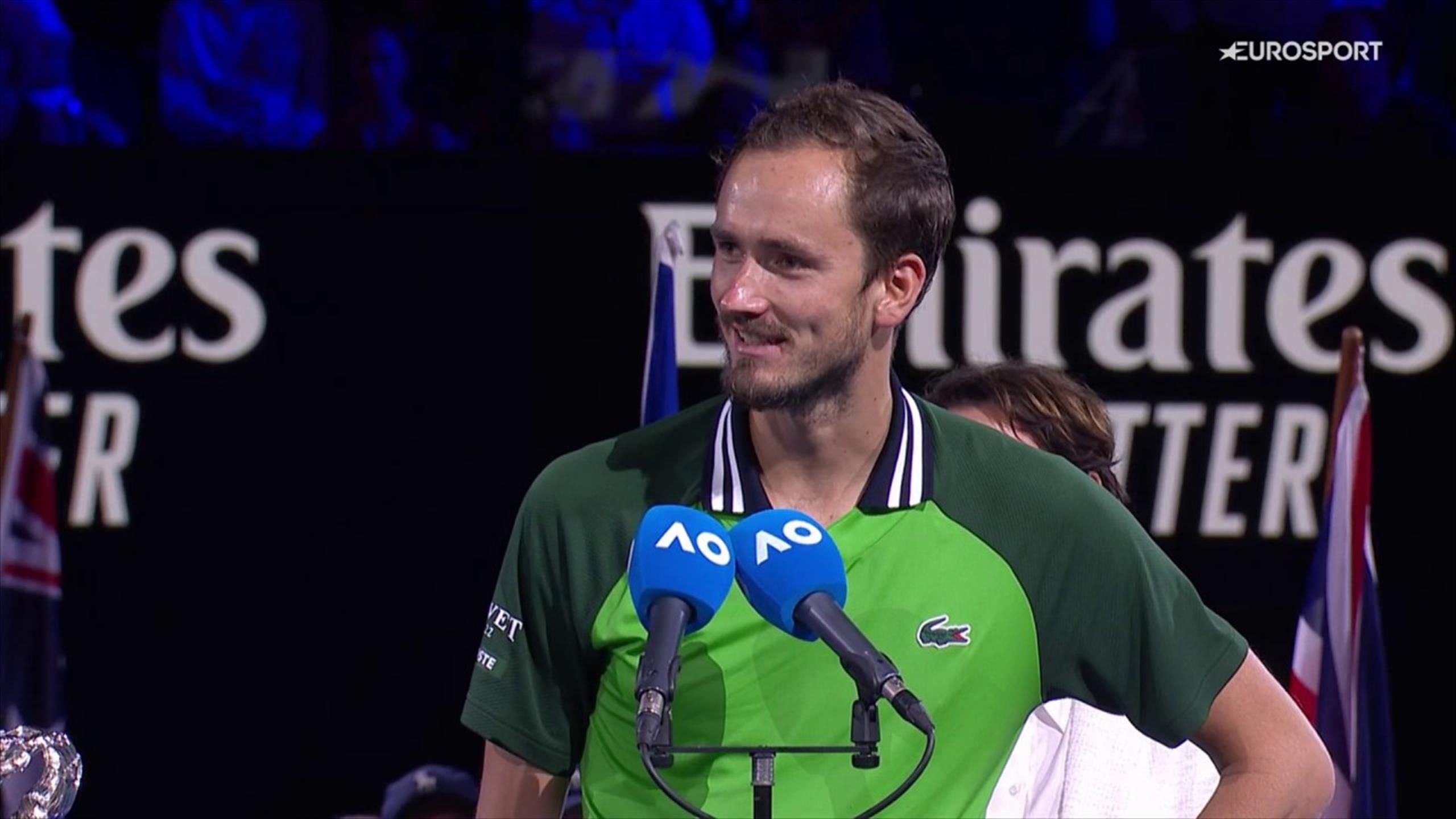 Australian Open: 'You deserve it' - Daniil Medvedev gracious in defeat ...