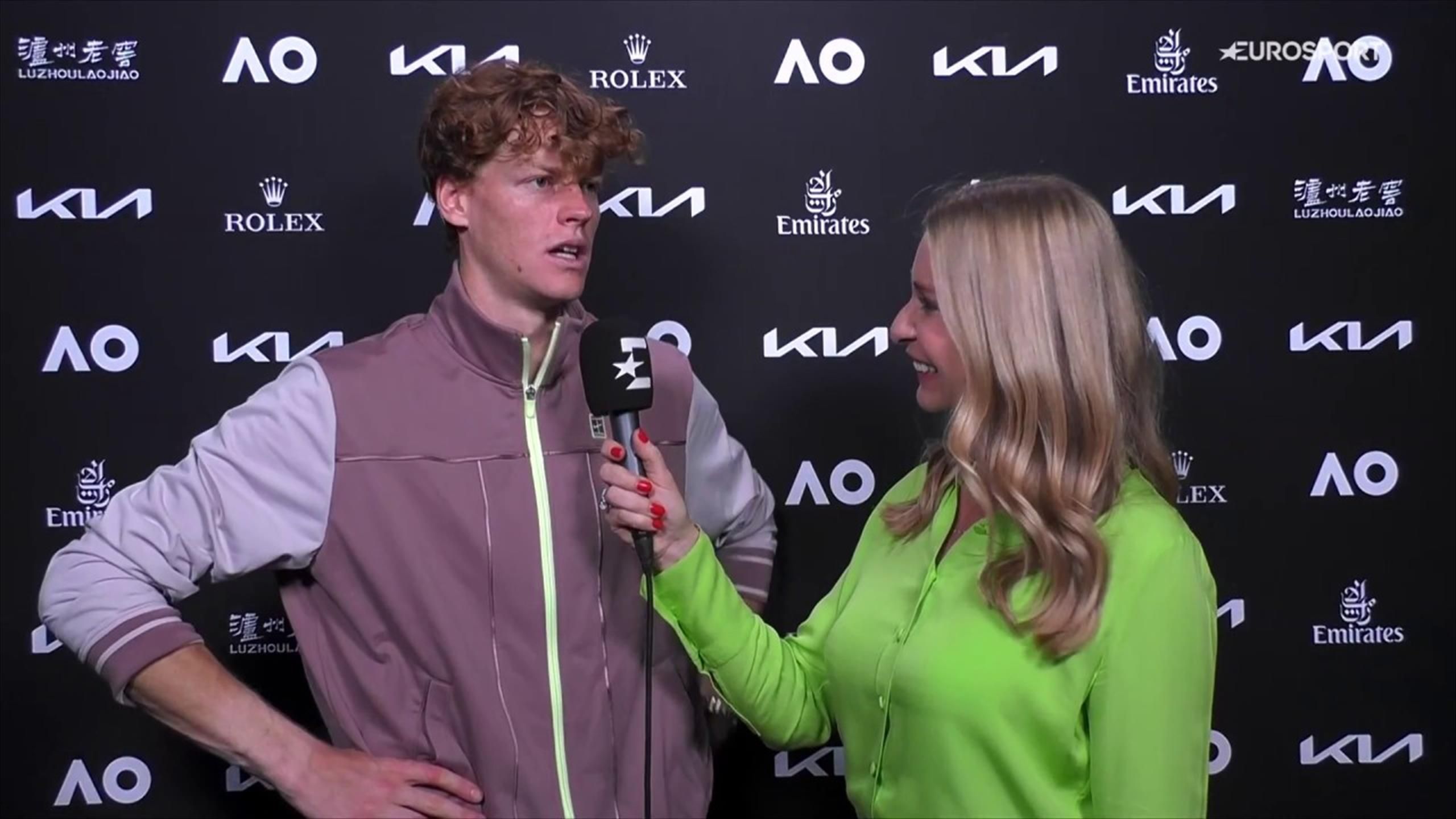 'So many emotions' - Jannik Sinner gives Eurosport his reaction after ...