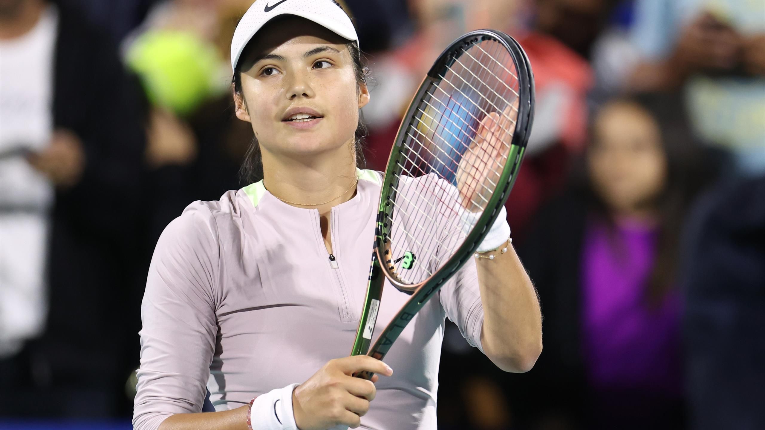 Emma Raducanu 'very happy' after winning start against Marie Bouzkova ...