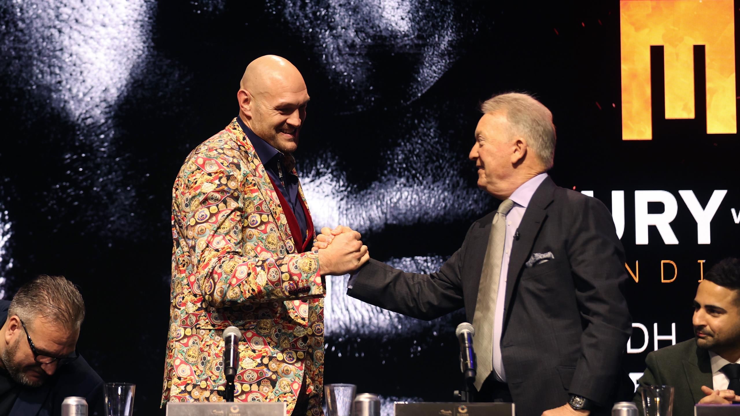 Fury v Usyk: Frank Warren says Gipsy King can enter record books with ...