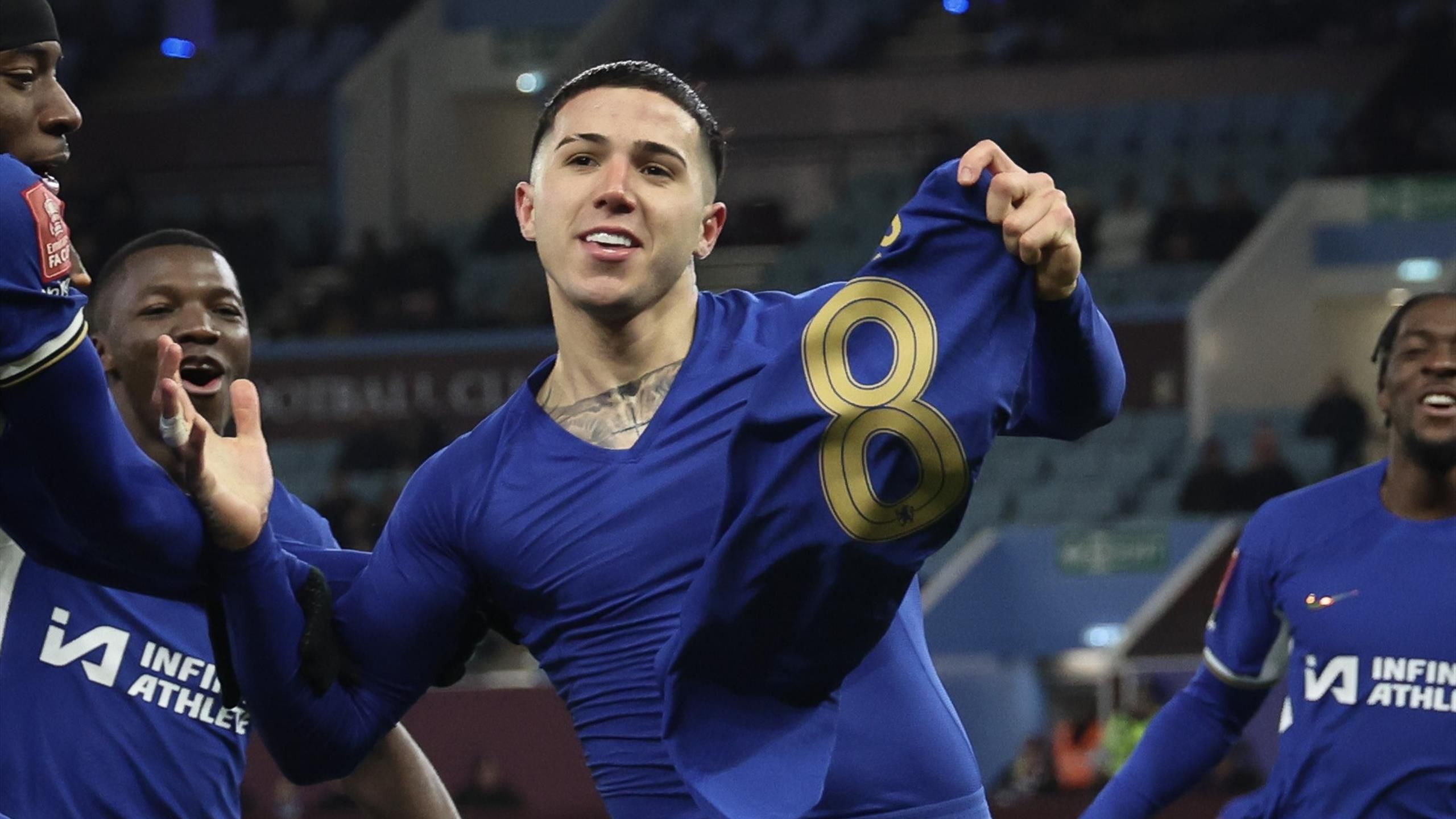 Aston Villa 1-3 Chelsea: Enzo Fernandez scores superb free-kick as ...