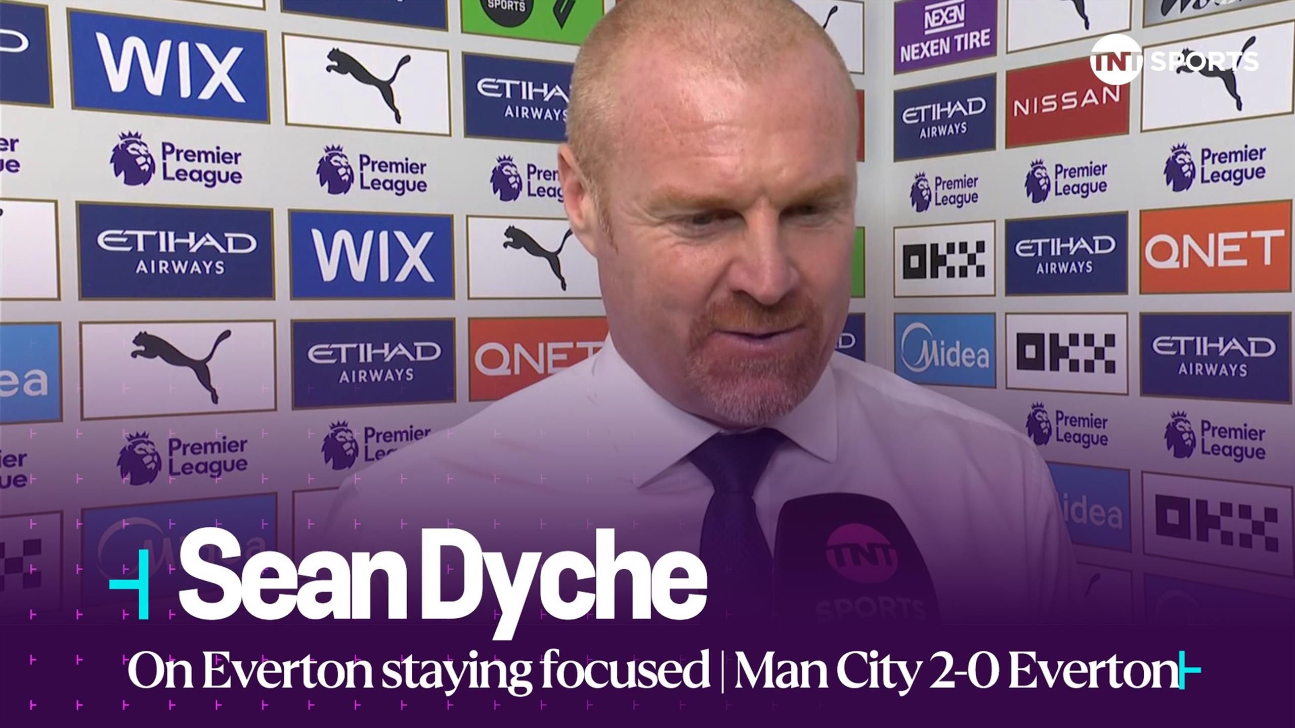 Sean Dyche reflects on conceding 'cheap goal' at 'top side' Manchester ...