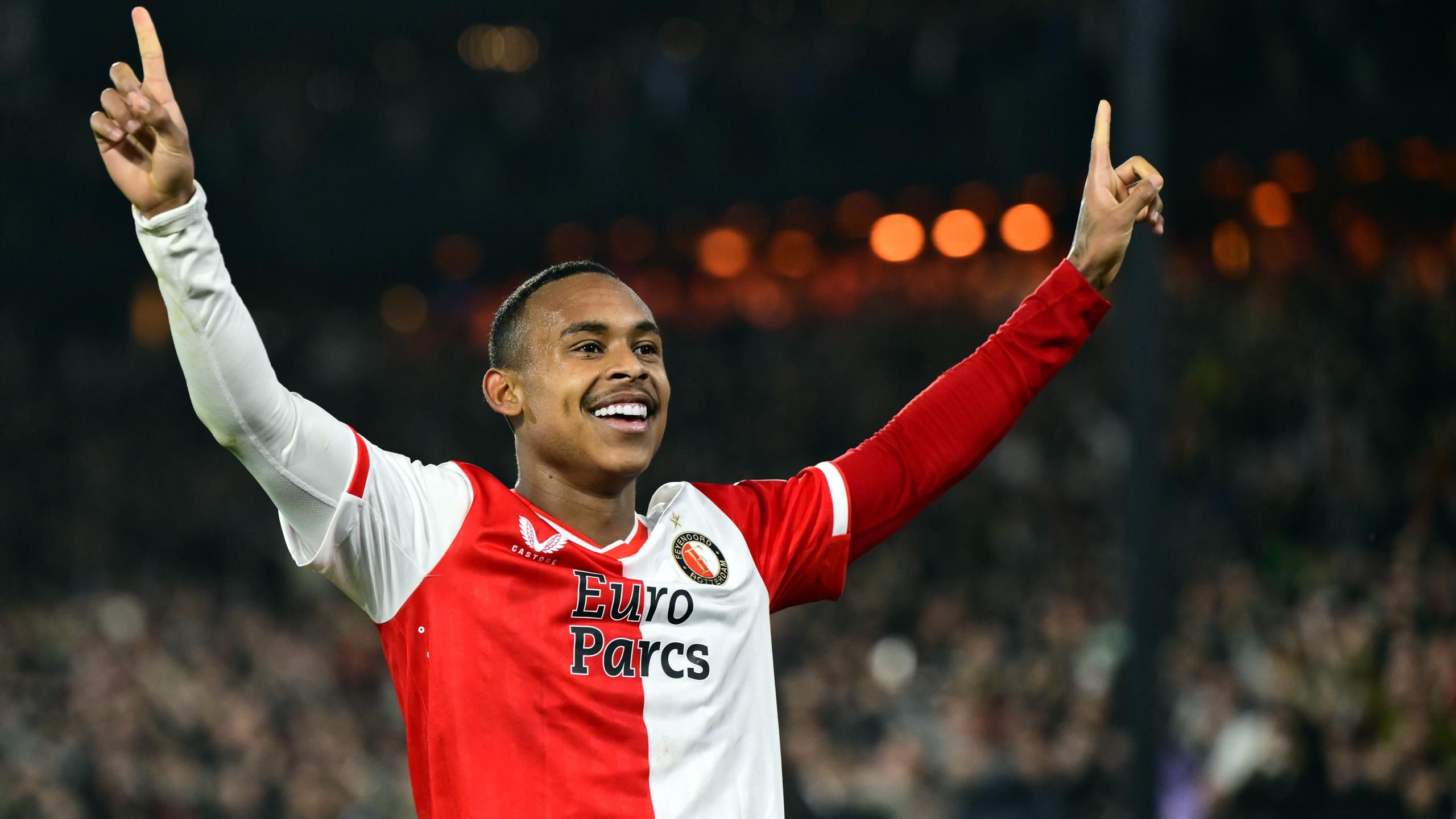 Igor Paixao brilliantly nods Feyenoord in front against Roma in UEFA ...