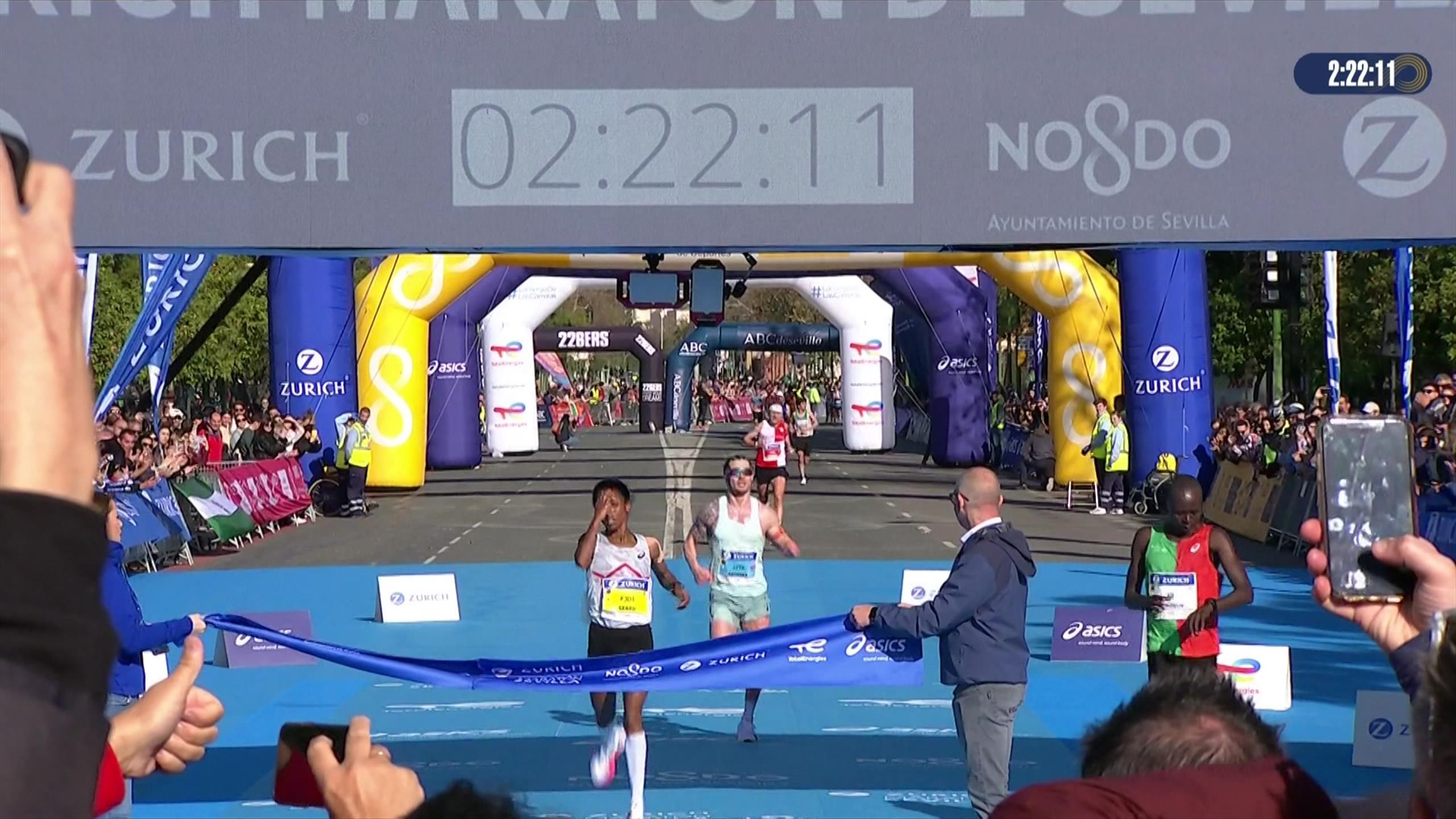 Azmera Gebru powers to victory in women's race at Seville Marathon ...