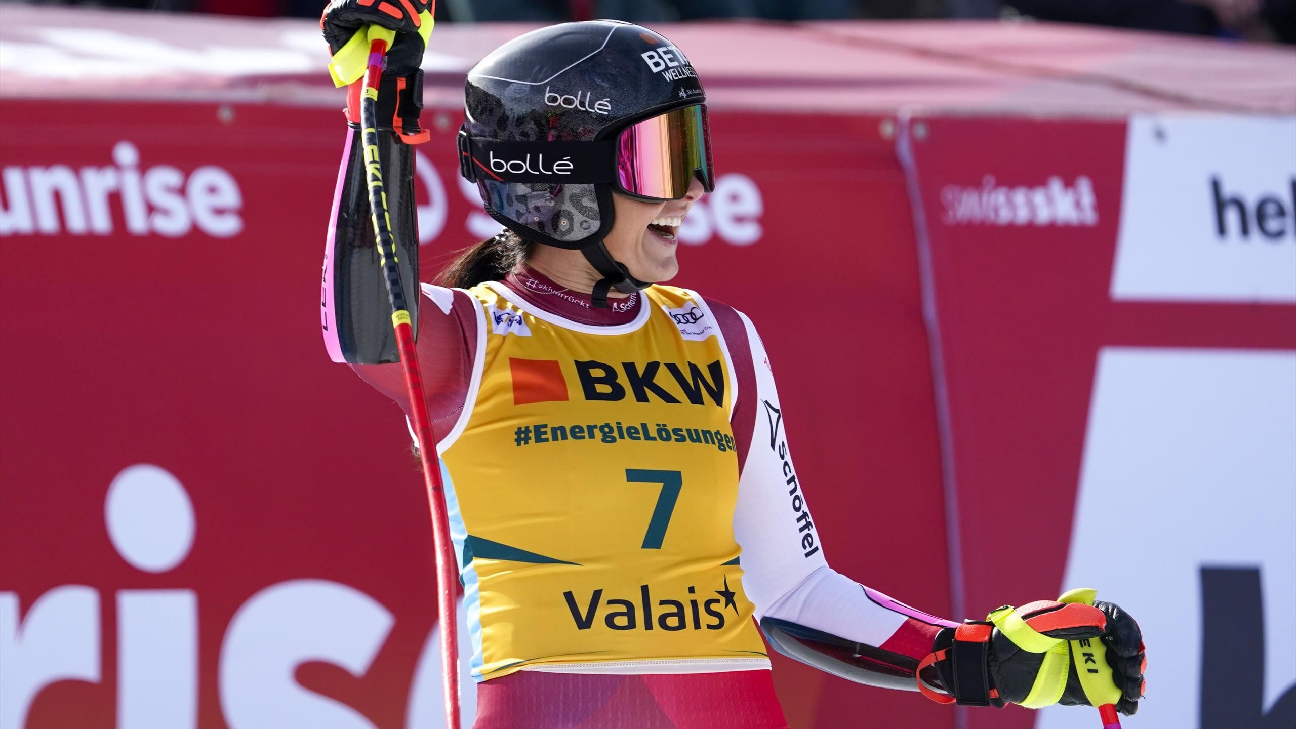 Stephanie Venier breaks new ground winning first super-G victory of ...