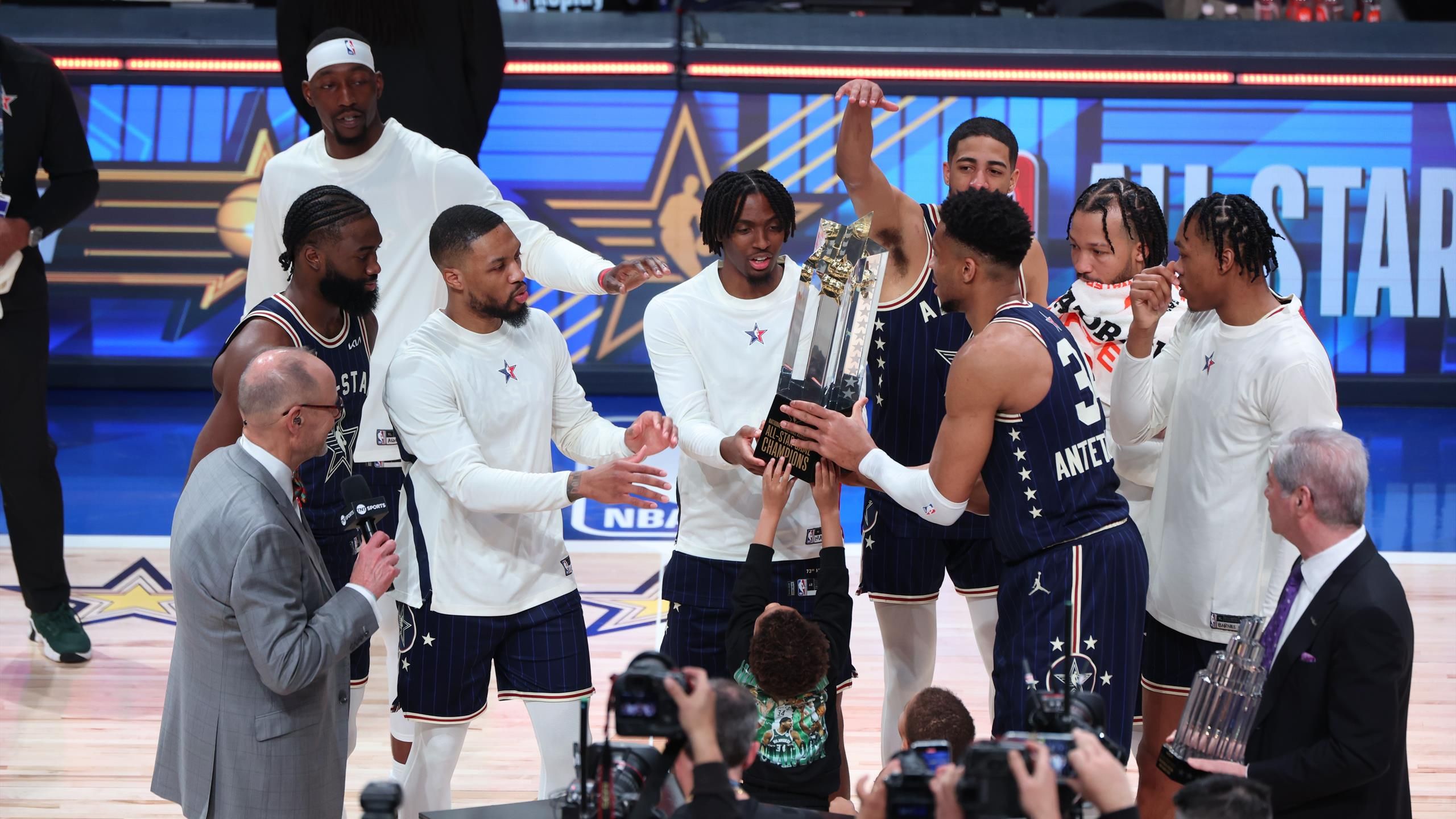 NBA All-Star weekend: Giannis Antetokounmpo and Damian Lillard star in ...