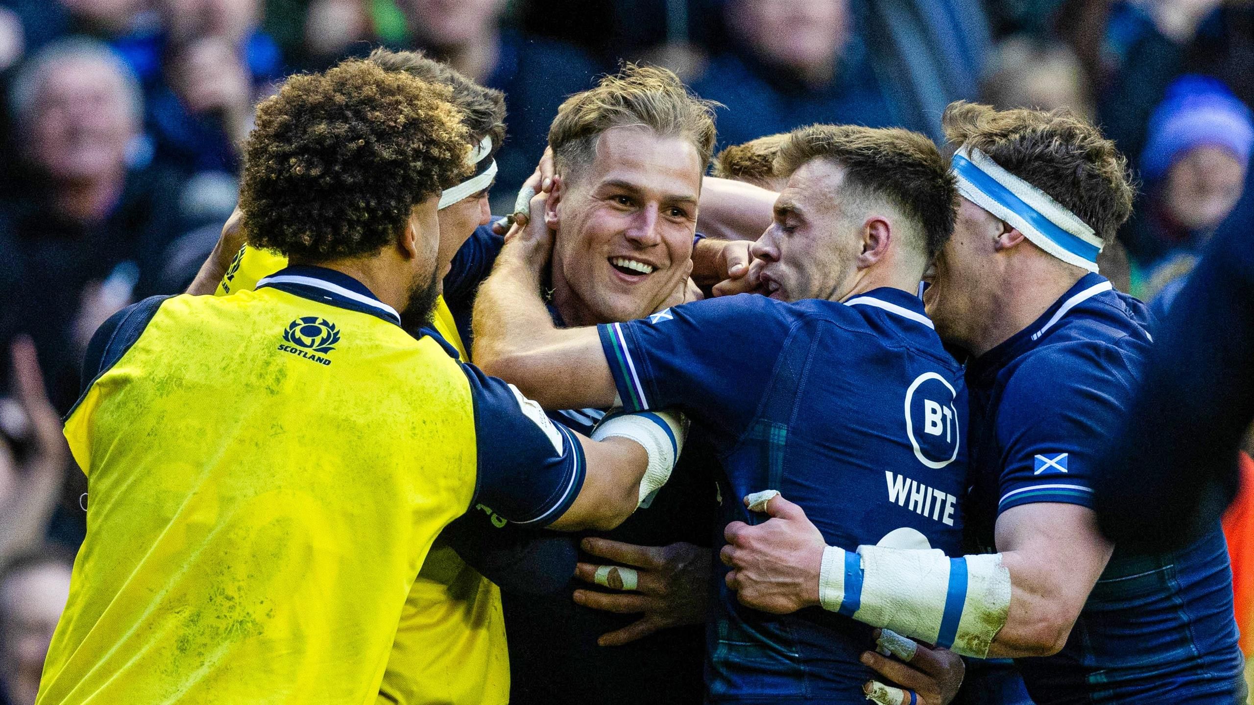Scotland 30-21 England: Duhan van der Merwe stars as Calcutta Cup ...